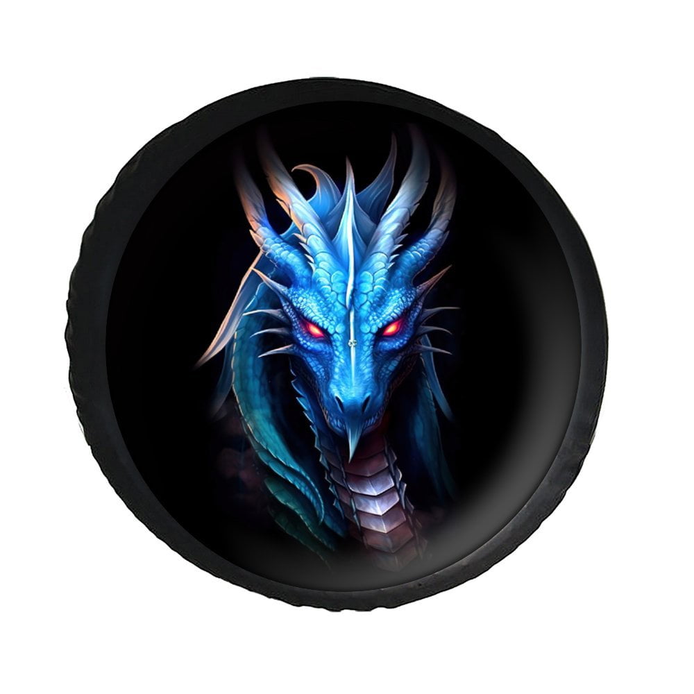 KAKALAD Cool Devil Dragon 02 Spare Tire Cover PVC Leather Wheel ...