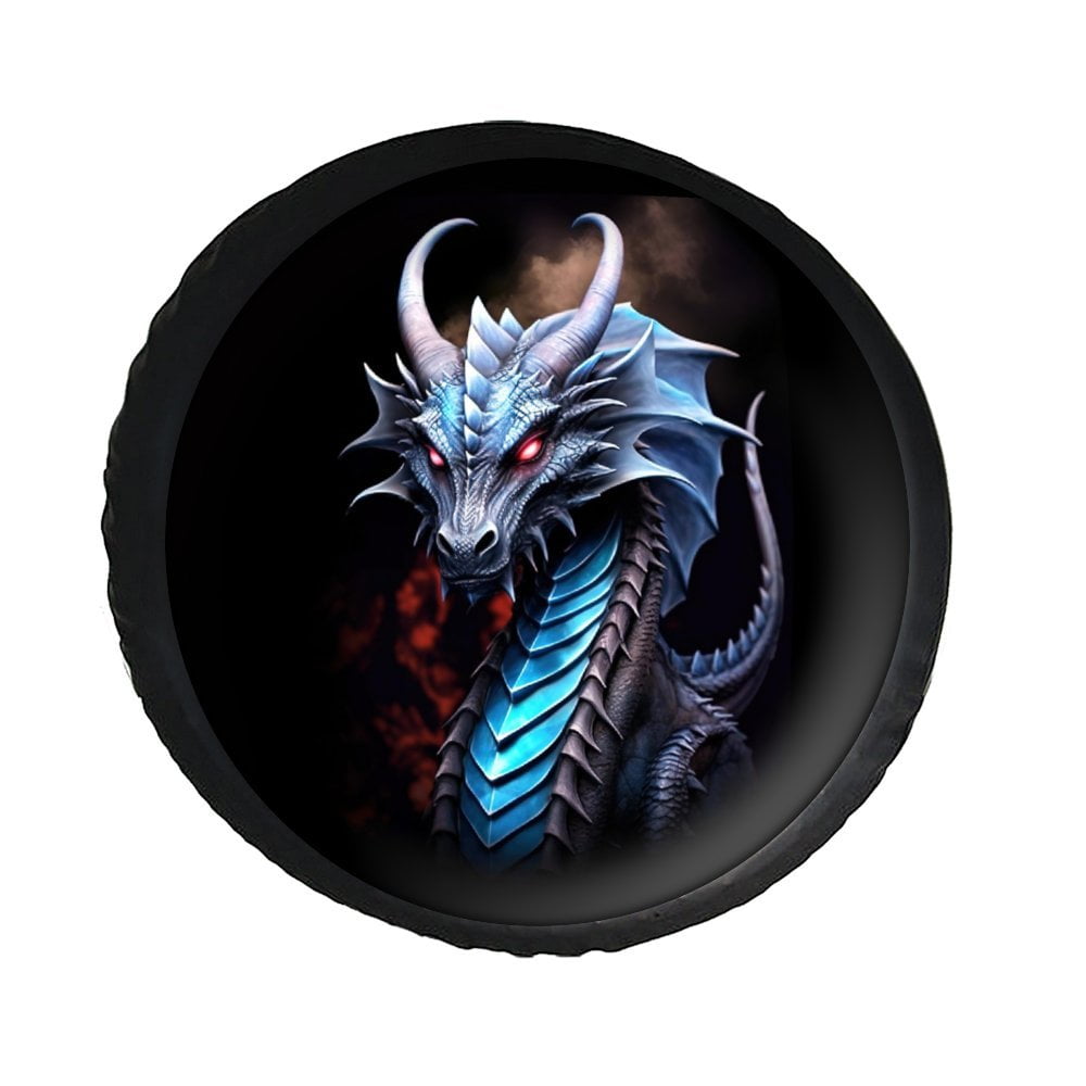 KAKALAD Cool Devil Dragon 03 Spare Tire Cover PVC Leather Wheel ...