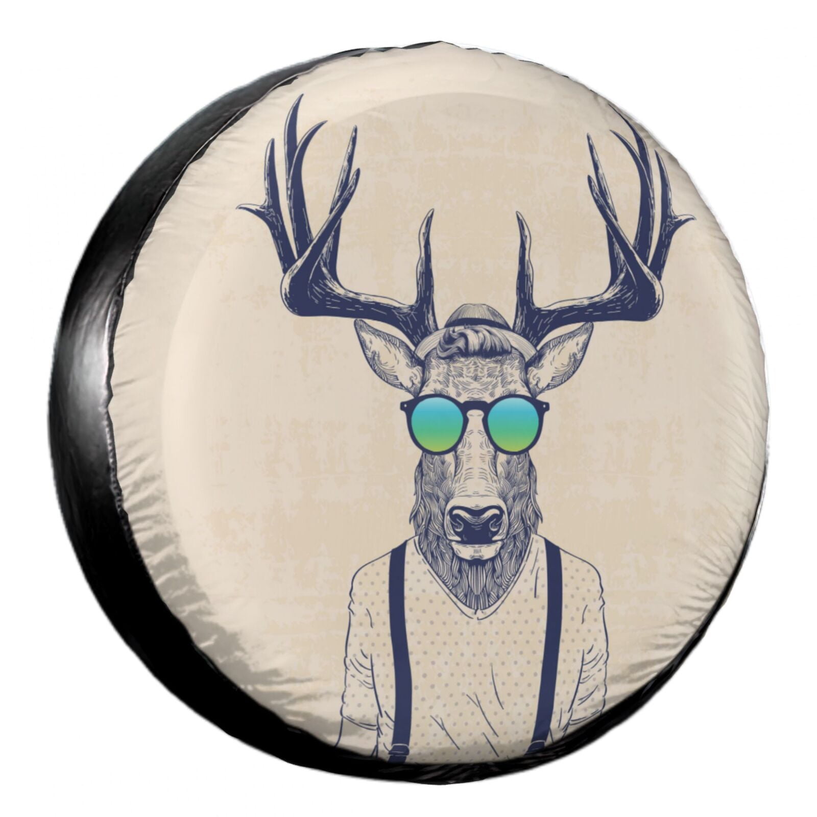 KAKALAD Cool deer Spare Tire Cover Weatherproof Universal Accessories ...