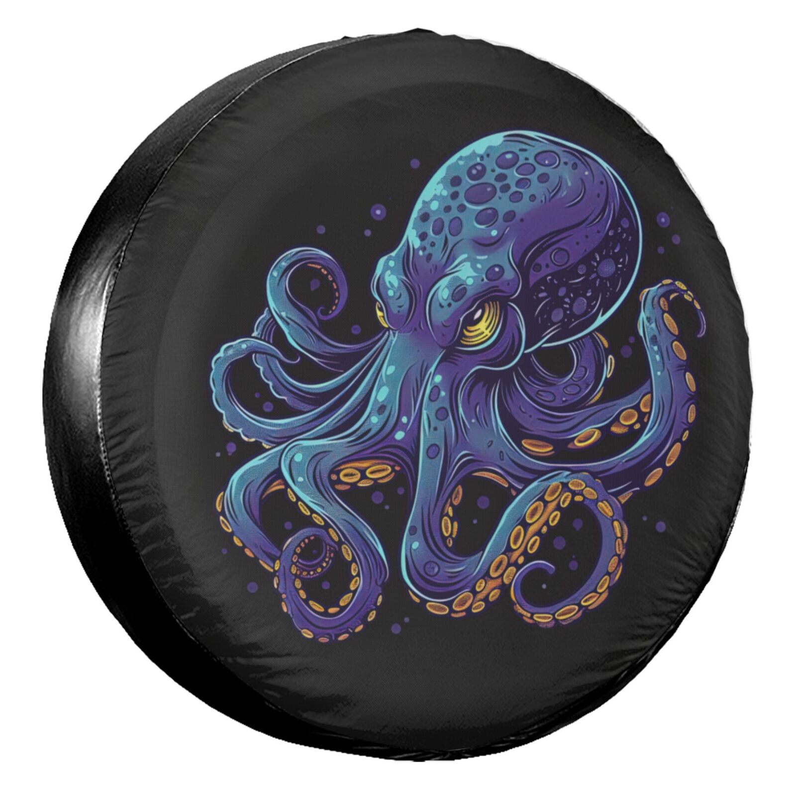 KAKALAD Cute Octopus Purple Men Funny Retro Universal Spare Tire Cover ...
