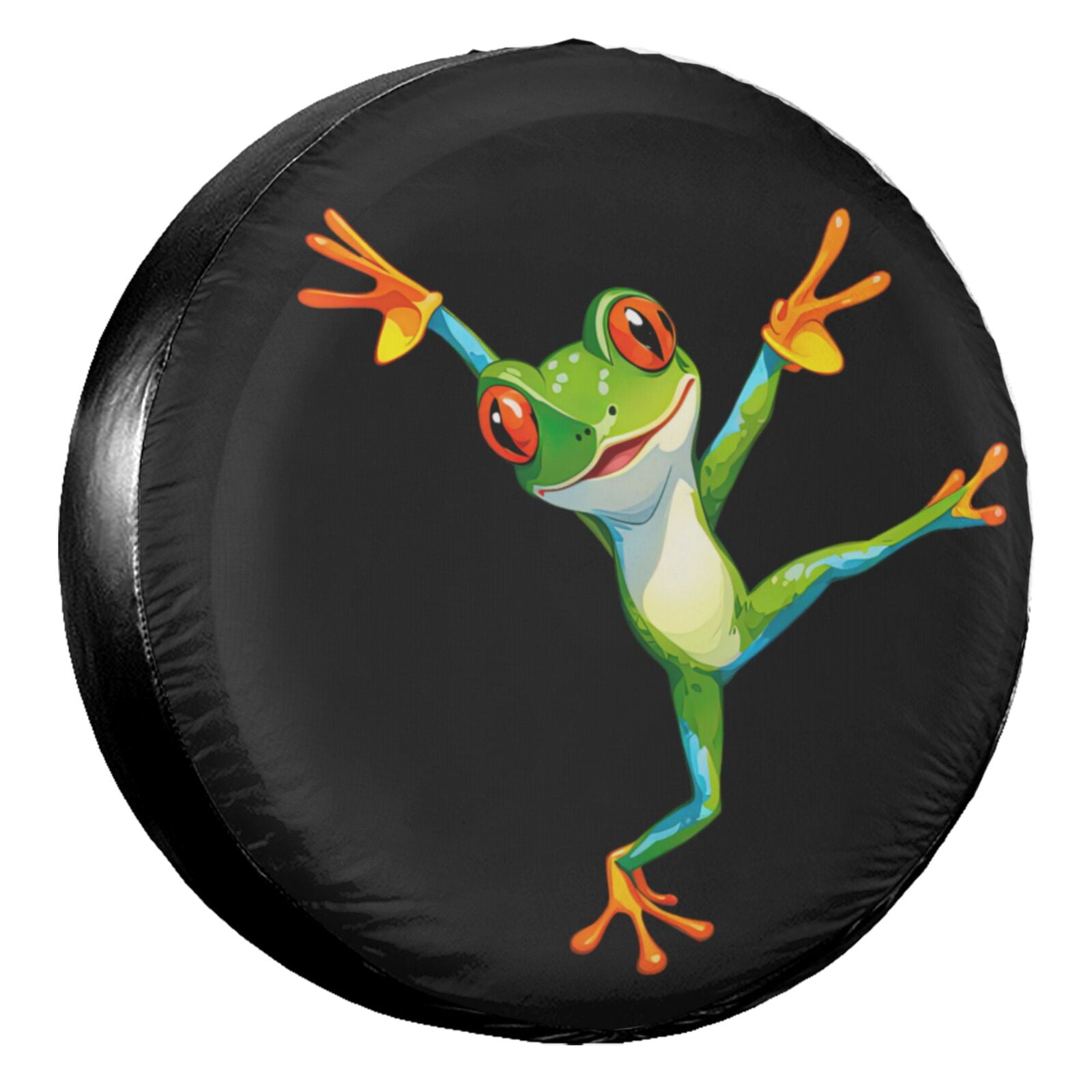 KAKALAD Dancing Tree Frog Spare Tire Cover Universal Car Vehicle Tools ...