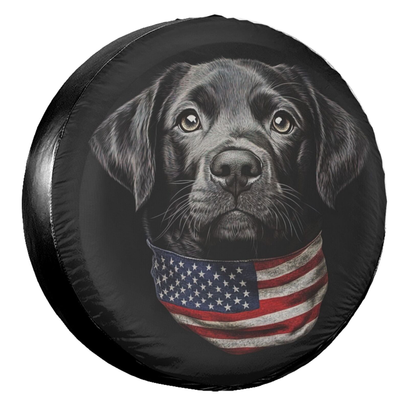 KAKALAD Dog American Flag Labrador Puppy Lab Retriever Cool 2 Spare ...