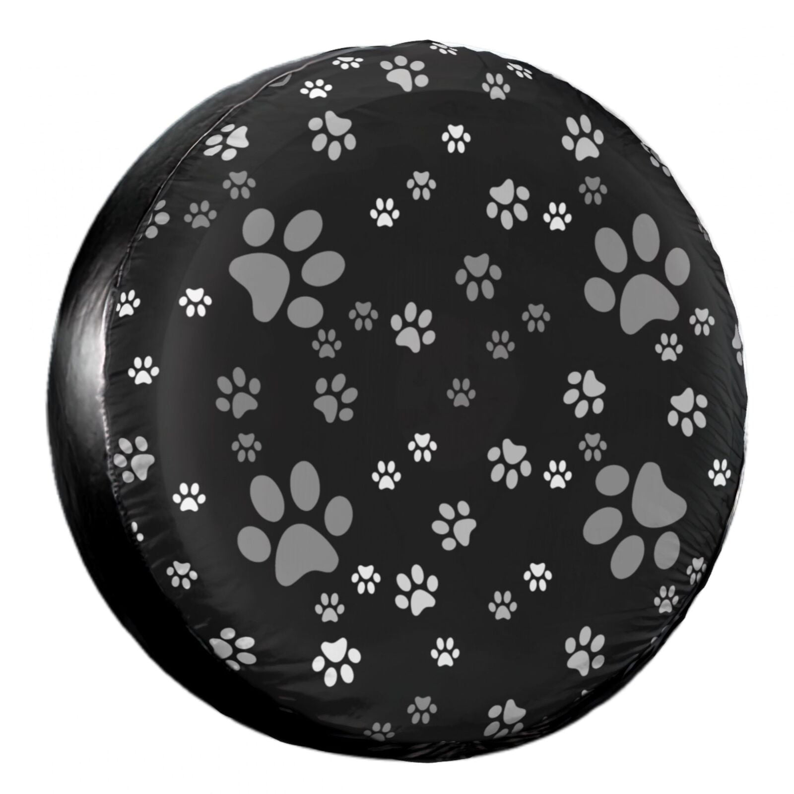 KAKALAD Dog paw print Spare Tire Cover Weatherproof Universal Vehicle ...