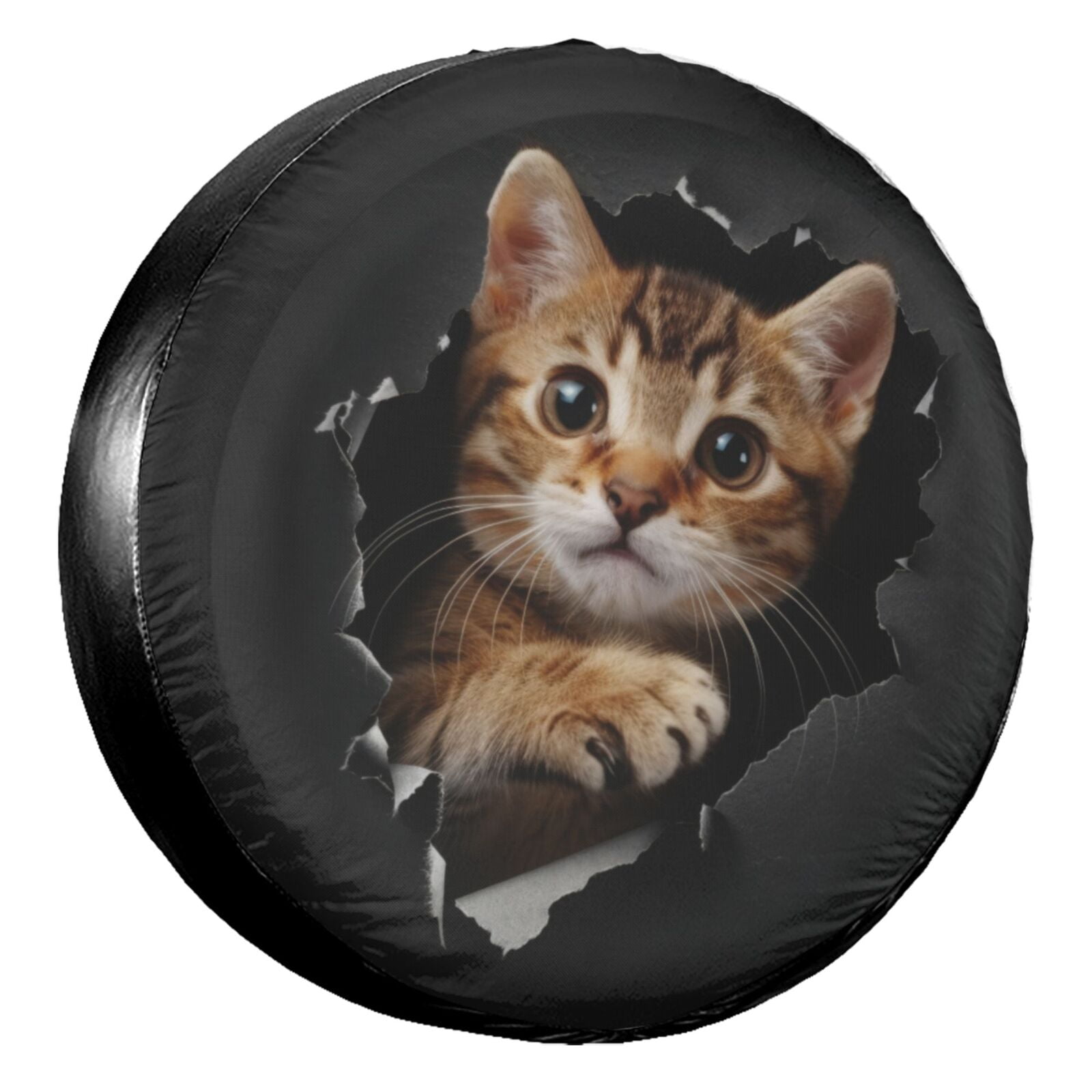 KAKALAD Funny Cat 01 Spare Tire Cover Universal Car Vehicle Tools For ...
