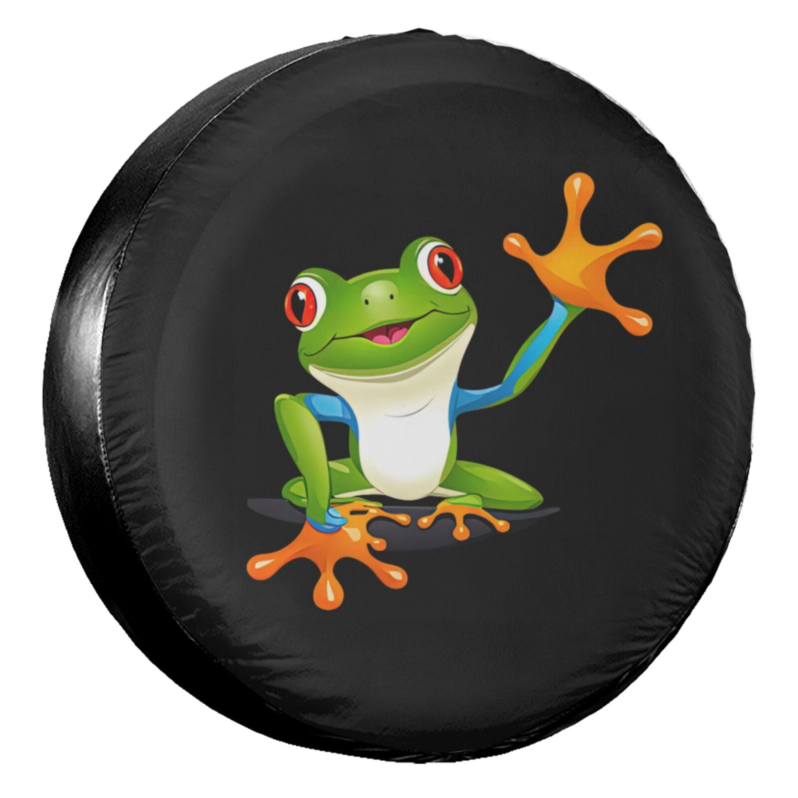KAKALAD Funny Frog Spare Tire Cover Universal Car Vehicle Tools For Rv ...