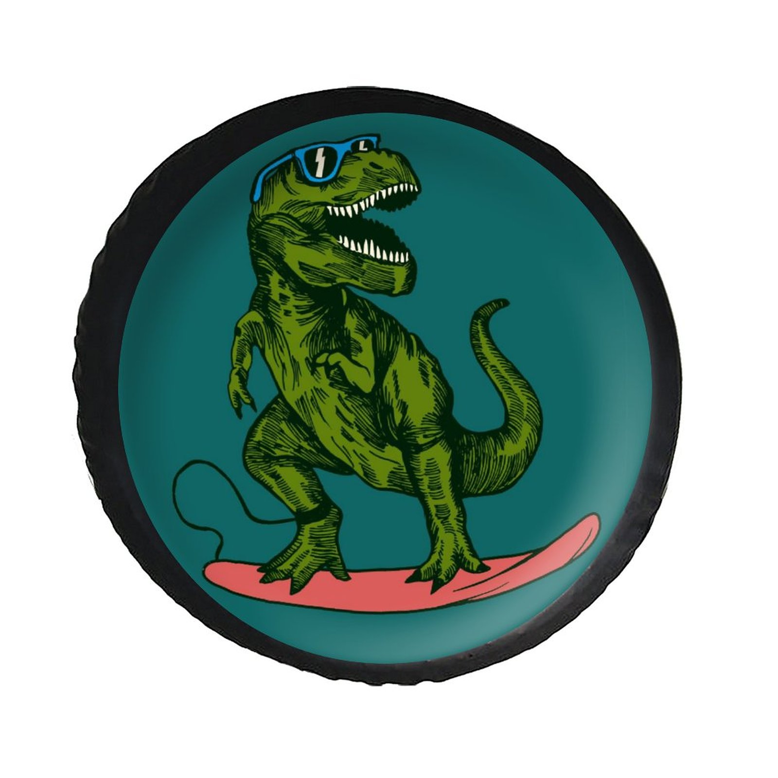 KAKALAD Funny Skateboard Dinosaur Spare Tire Cover PVC Leather Wheel ...