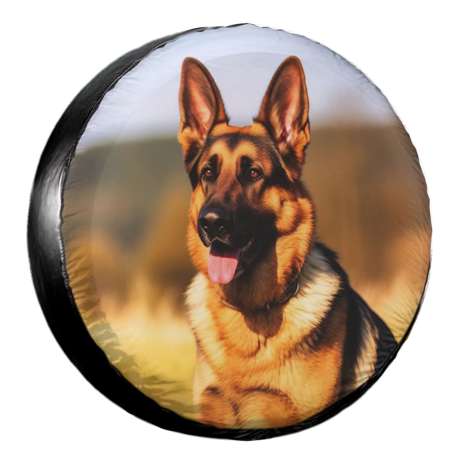 KAKALAD German Shepherd Dog Animal 01 Spare Tire Cover Universal Car ...