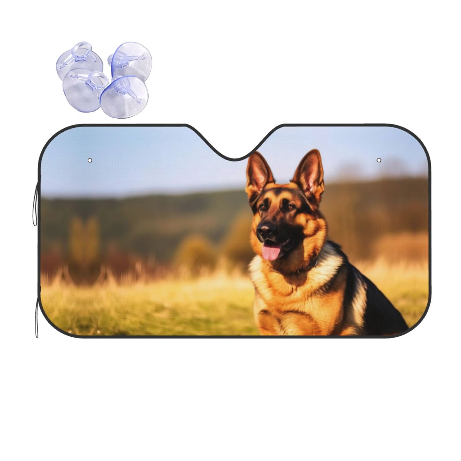 KAKALAD German Shepherd Dog Animal 01 Universal Windshield Car Sun ...
