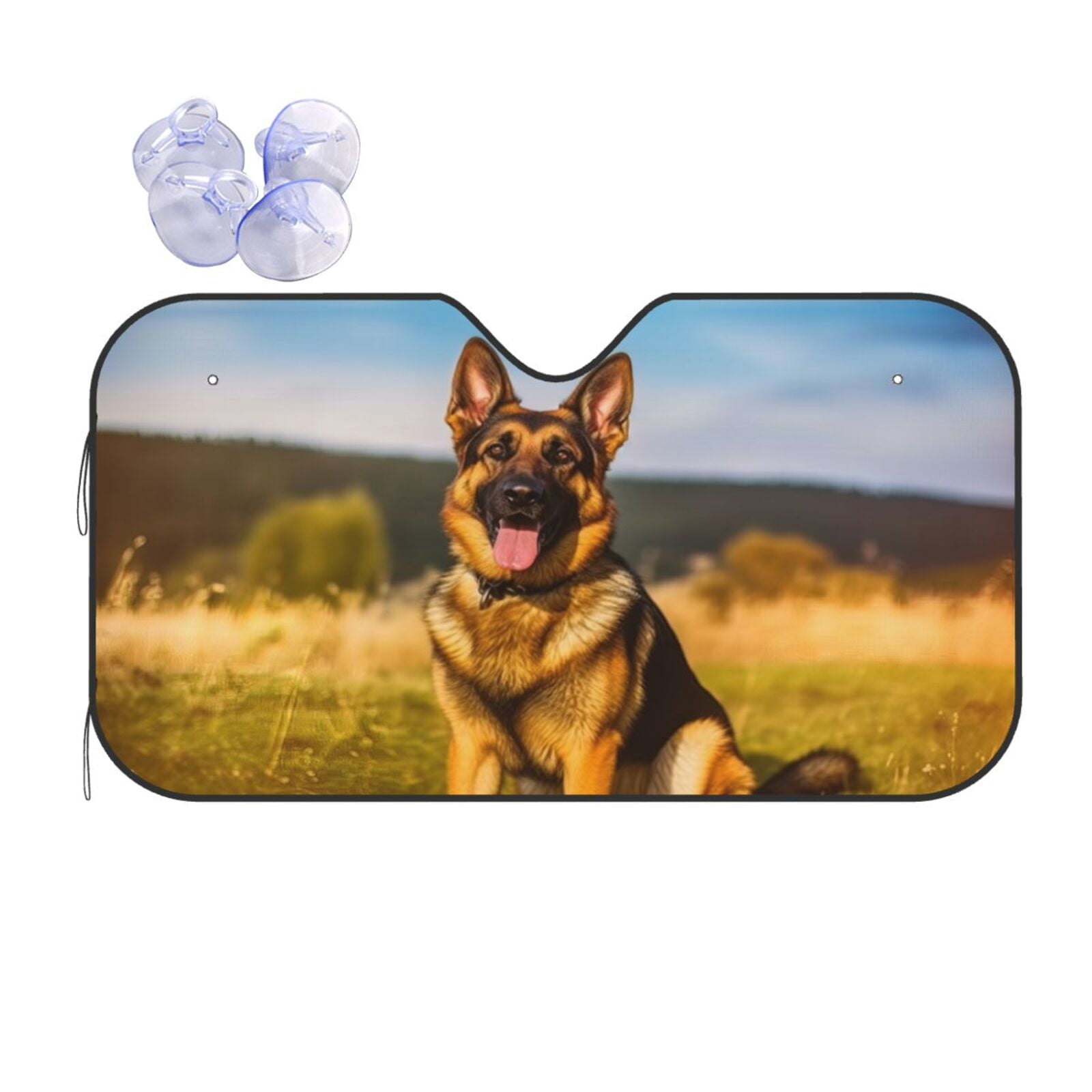 KAKALAD German Shepherd Dog Animal 02 Universal Windshield Car Sun ...
