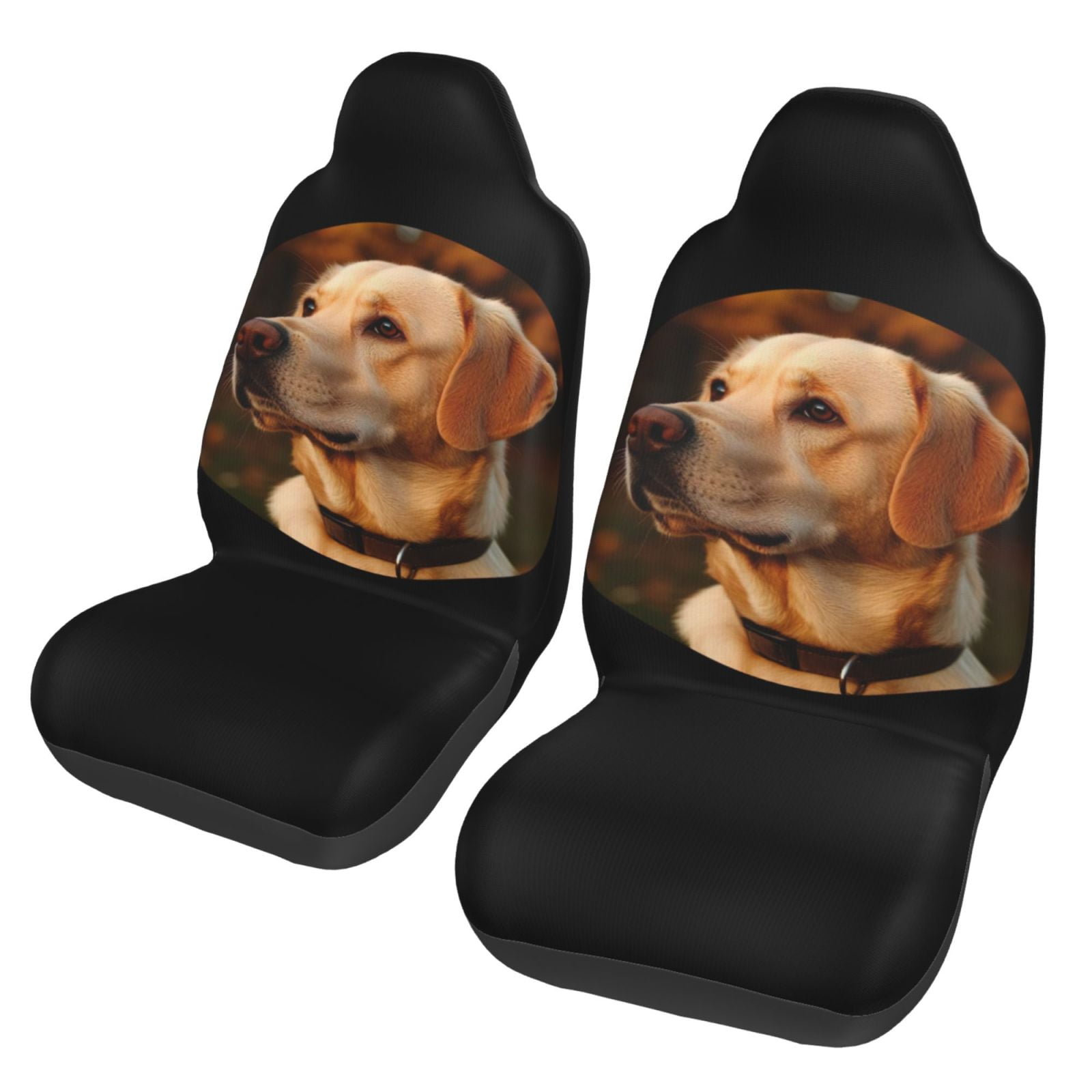KAKALAD Golden Lab Labrador Dog Car Accessories Seat Covers Set Vehicle ...