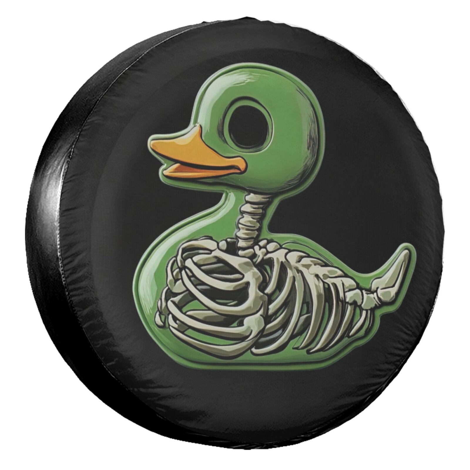 KAKALAD Green Rubber Duck Skeleton 04 Spare Tire Cover Universal Car ...