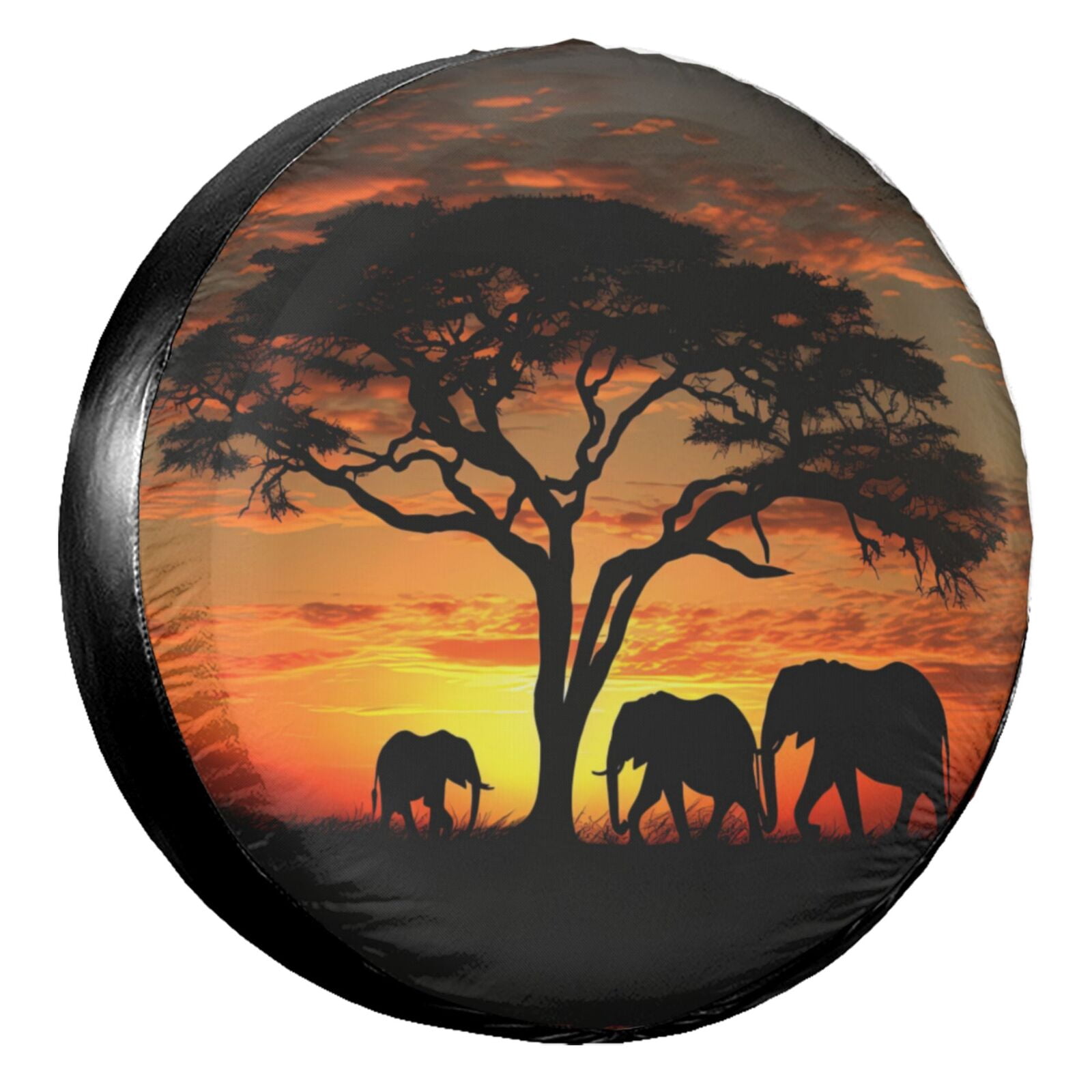 KAKALAD Group Of In Africa Elephant Spare Tire Cover Universal Car ...