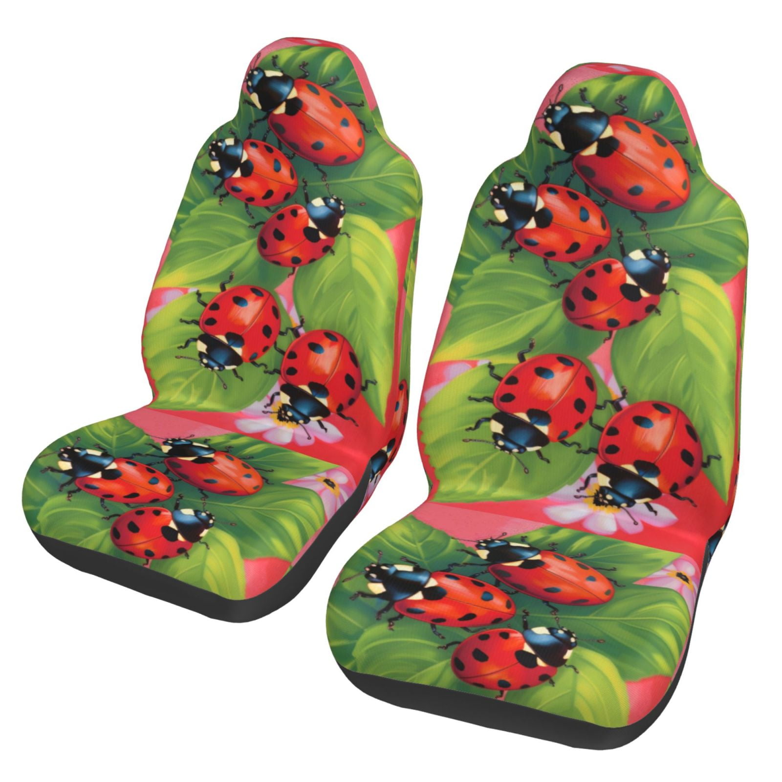 KAKALAD Ladybugs On Leaves Spring 03 Universal Car Accessories Seat ...