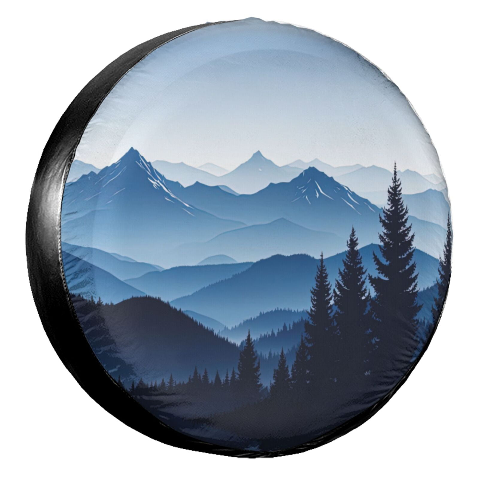 KAKALAD Mountain Landscape Morning In The Mountains Blue Spare Tire ...