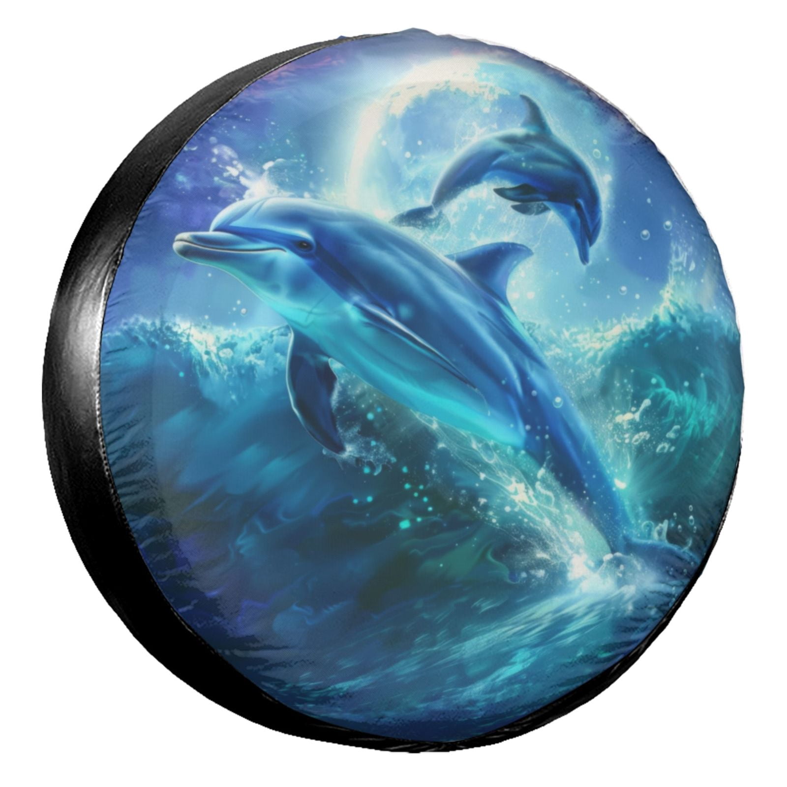 KAKALAD Ocean Dolphin 10 Spare Tire Cover Universal Vehicle Accessories ...
