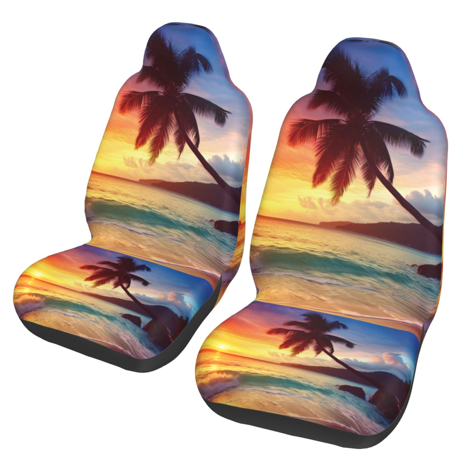 KAKALAD Ocean Sunrise Tropical Palm Tree Island Hawaiian Waves 04 Car ...