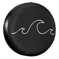 KAKALAD Ocean wave Spare Tire Cover Universal Vehicle Accessories ...