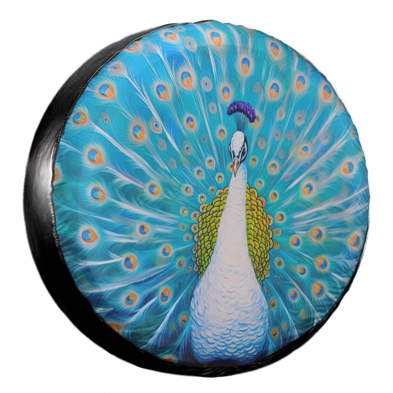 KAKALAD Peacock Feather Bird 05 Spare Tire Cover Weatherproof Universal ...