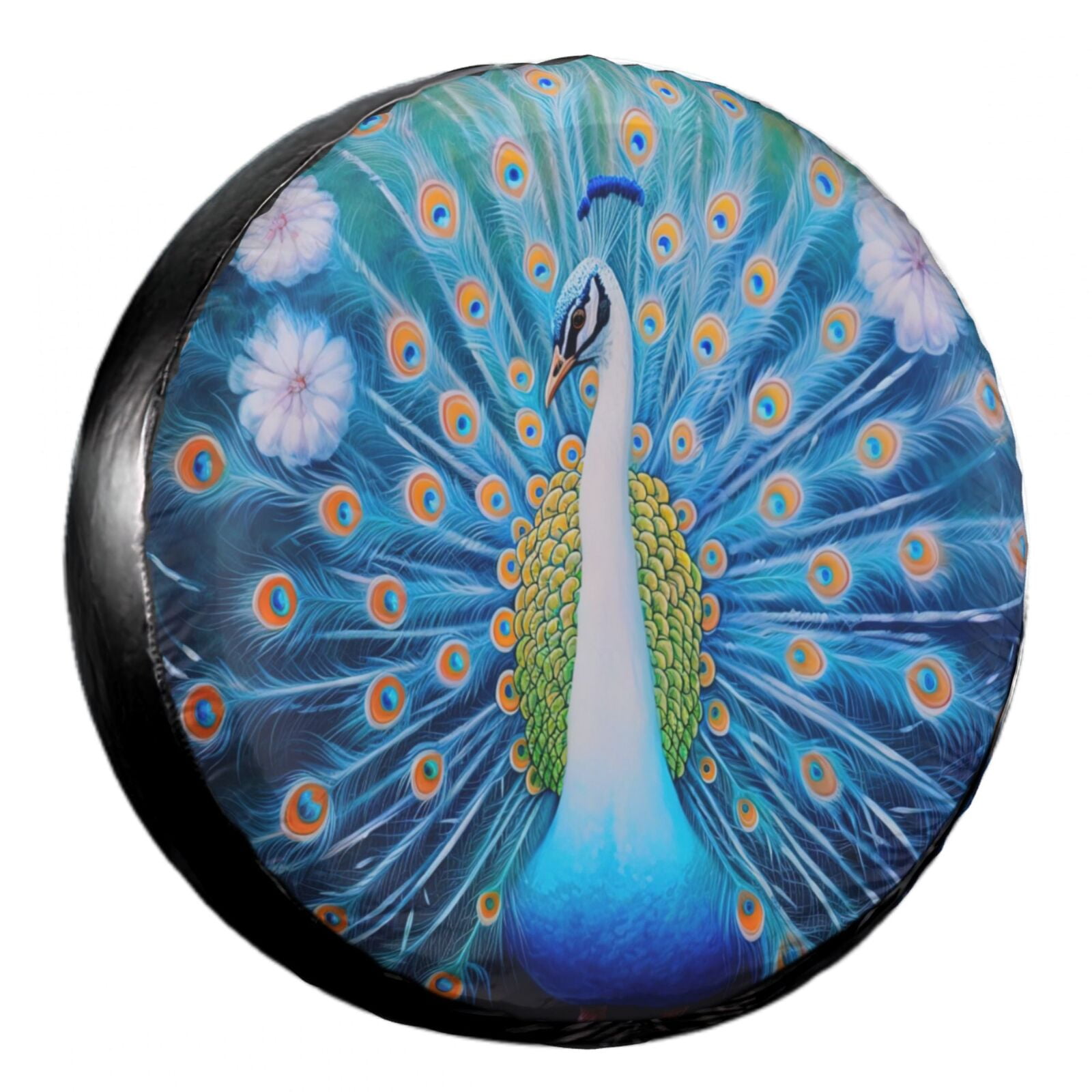 KAKALAD Peacock Feather Bird 06 Spare Tire Cover Weatherproof Universal ...