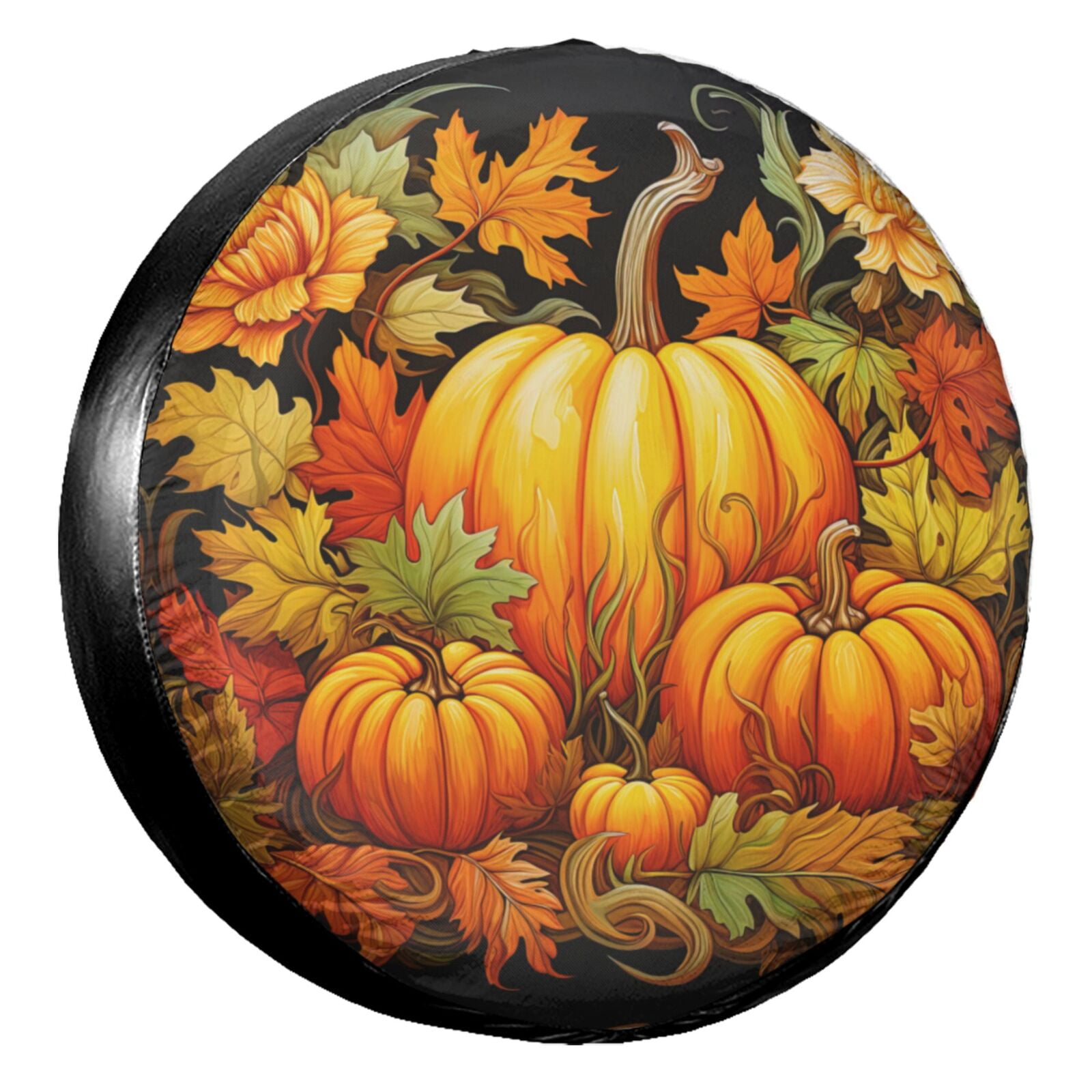 KAKALAD Pumpkins And Fall Leaves 04 Spare Tire Cover Universal Car ...
