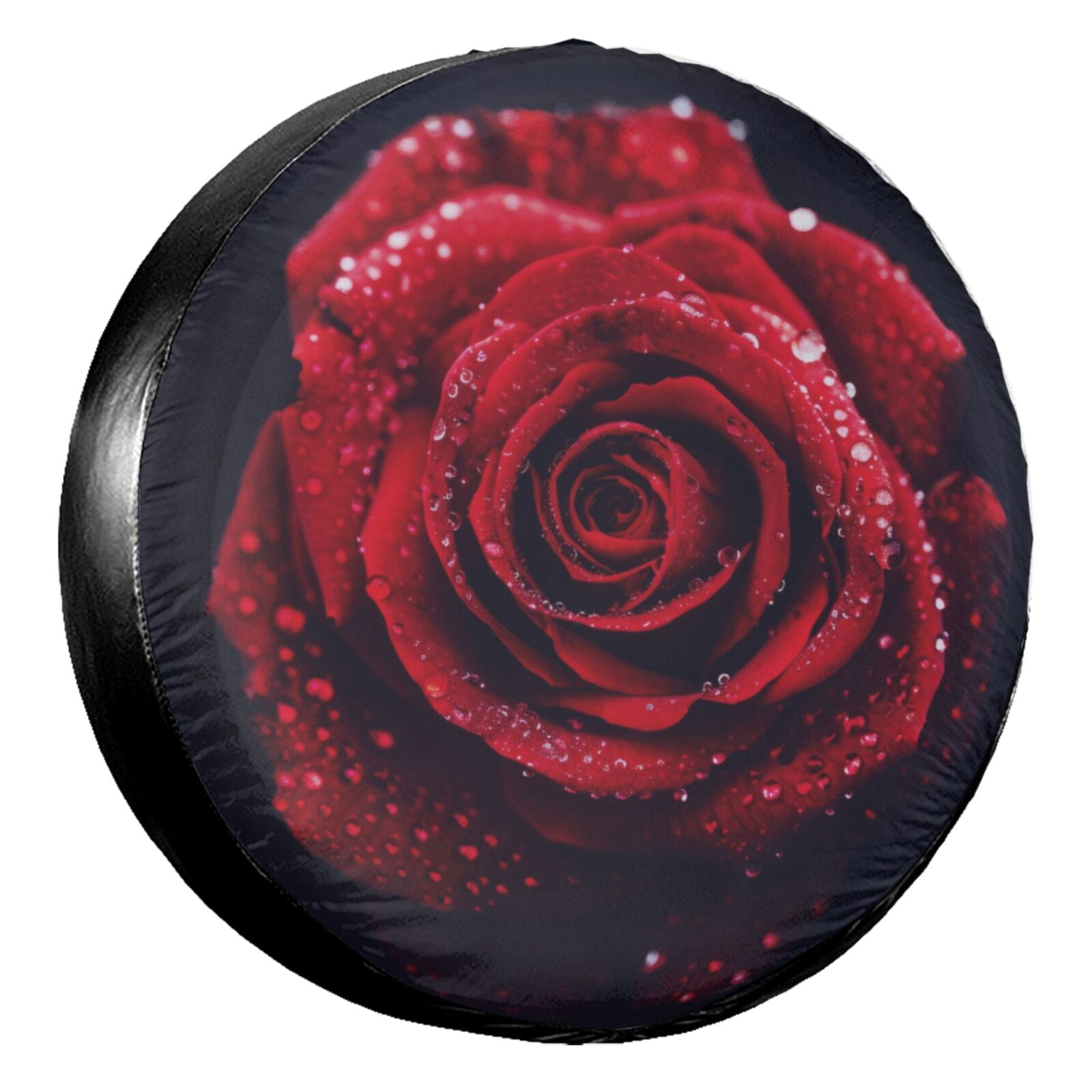 KAKALAD Red Rose Flower With Raindrop Valentine'S Day 02 Spare Tire ...