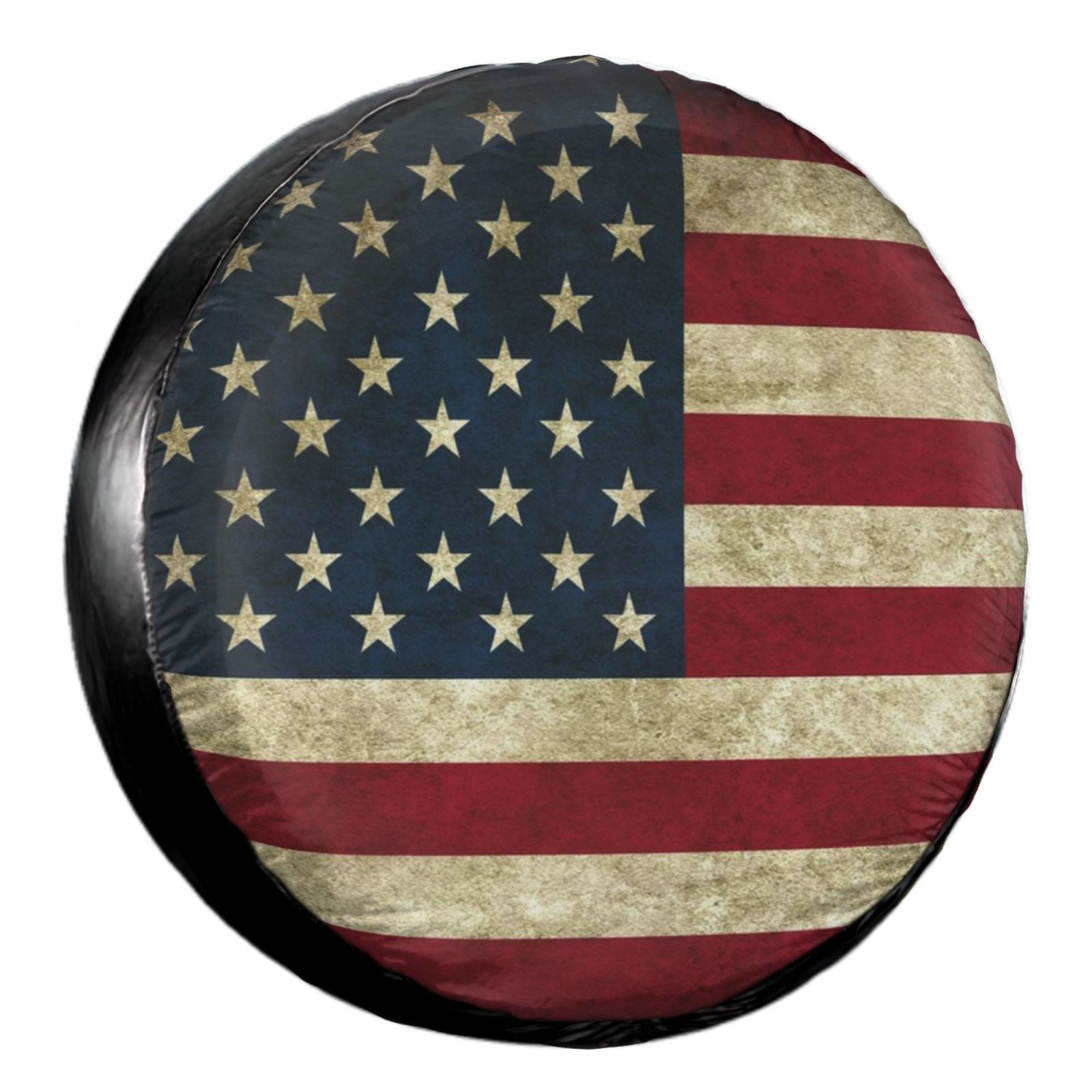 KAKALAD Retro american flag Spare Tire Cover Weatherproof Universal ...