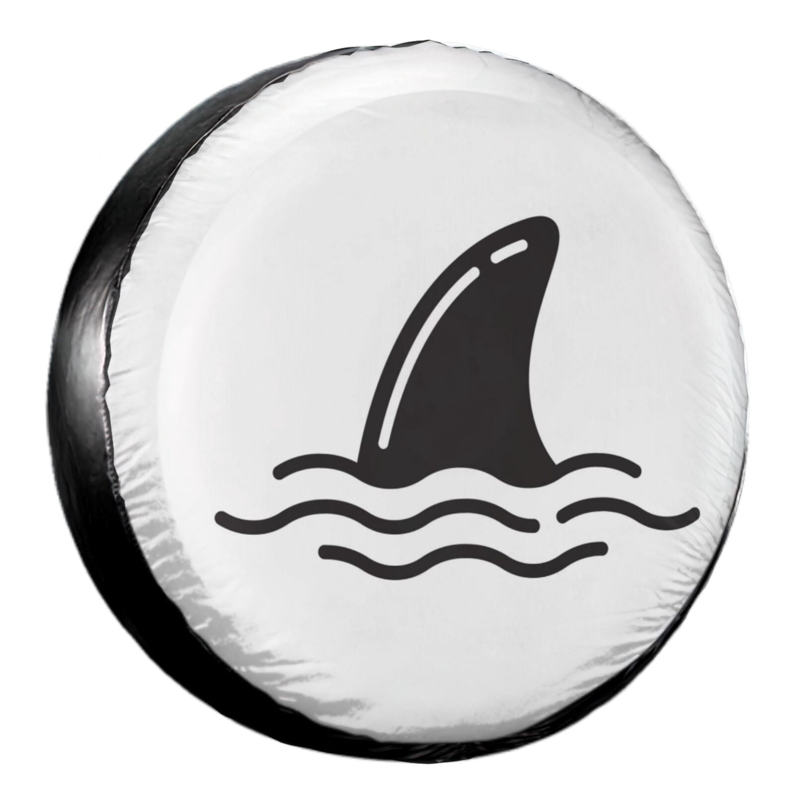 KAKALAD Shark fin black Spare Tire Cover Weatherproof Universal Vehicle ...