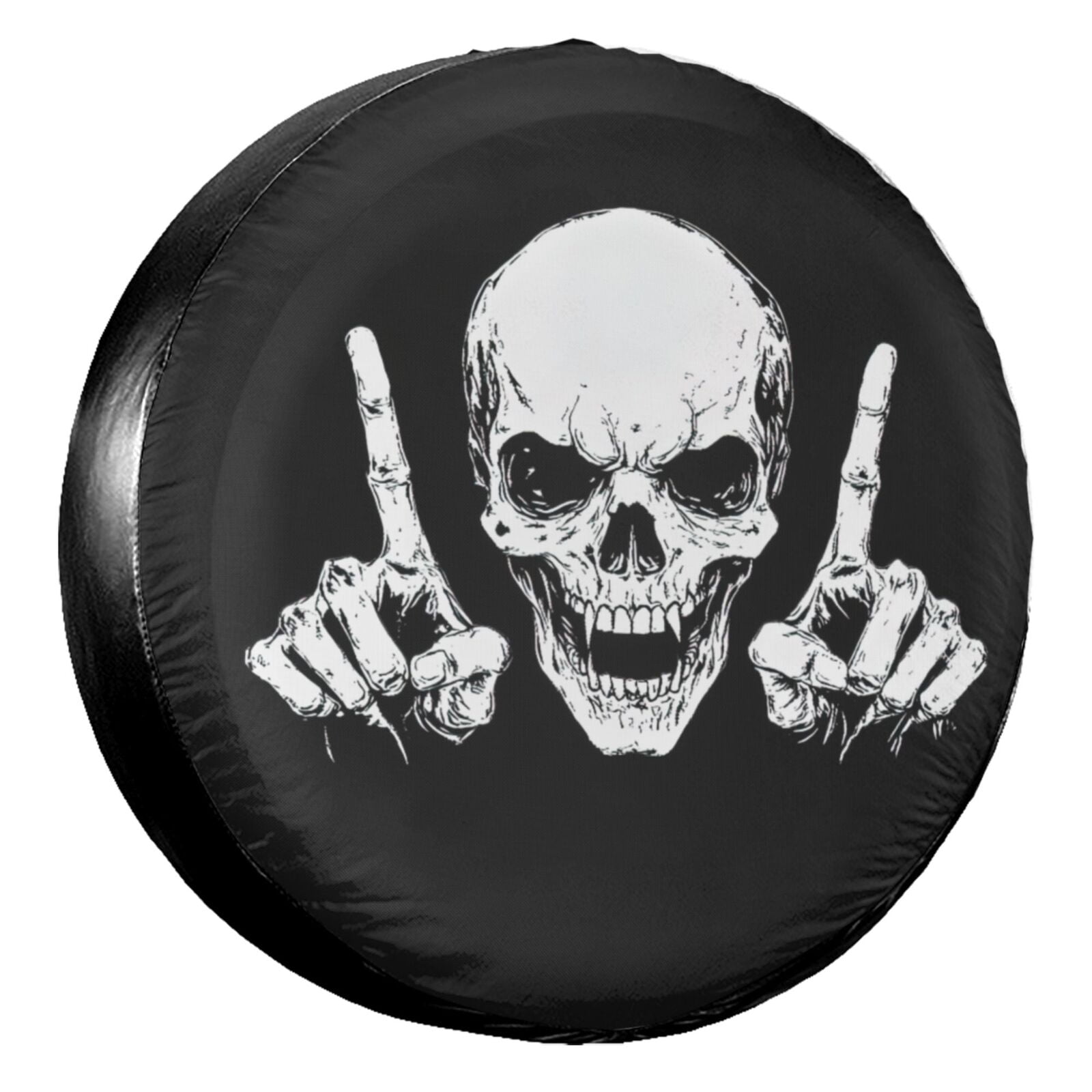 KAKALAD Skull Hands Middle Finger 04 Spare Tire Cover Wheel Protectors ...