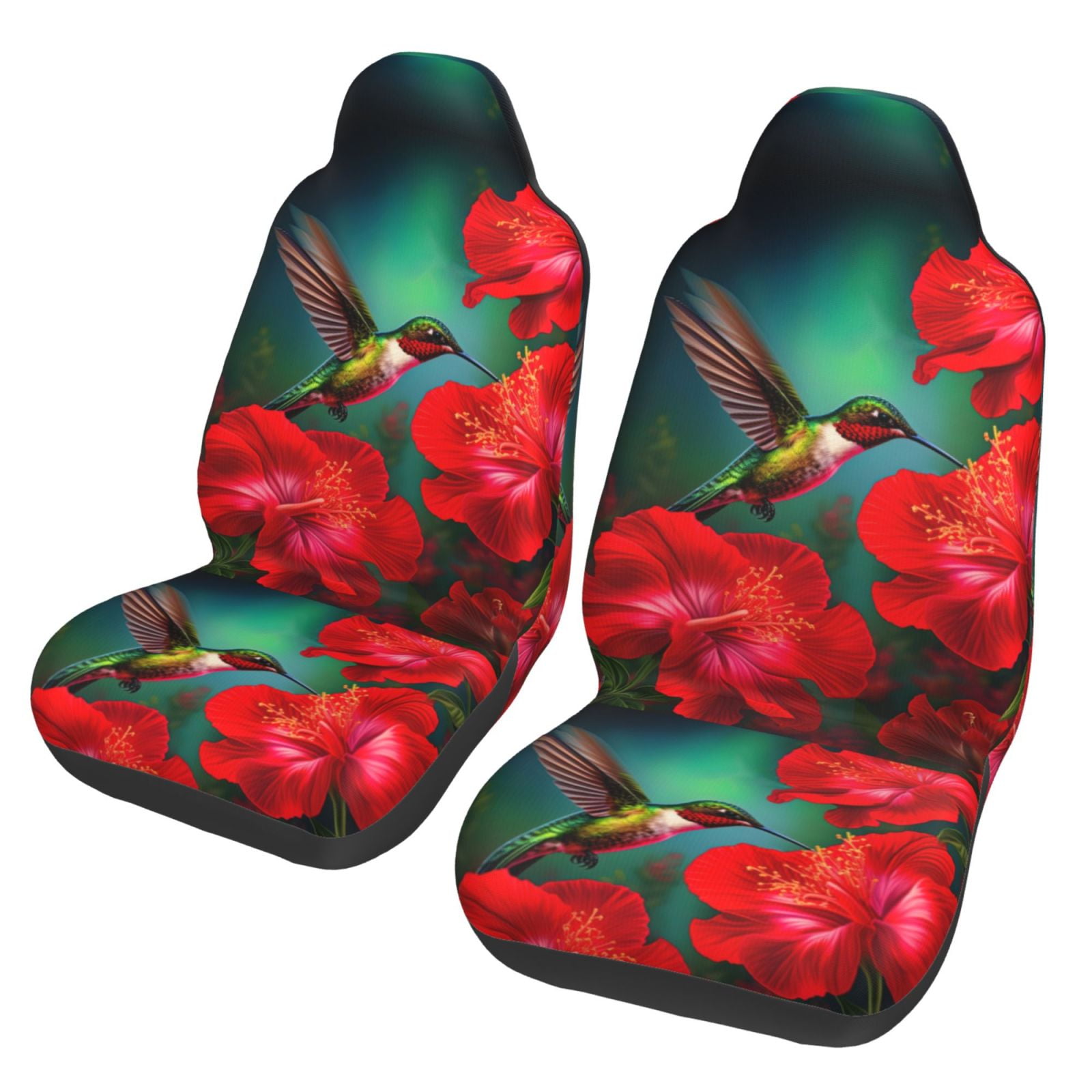 KAKALAD Spring Bird Hummingbird And Flowers 03 Car Seat Covers Set ...