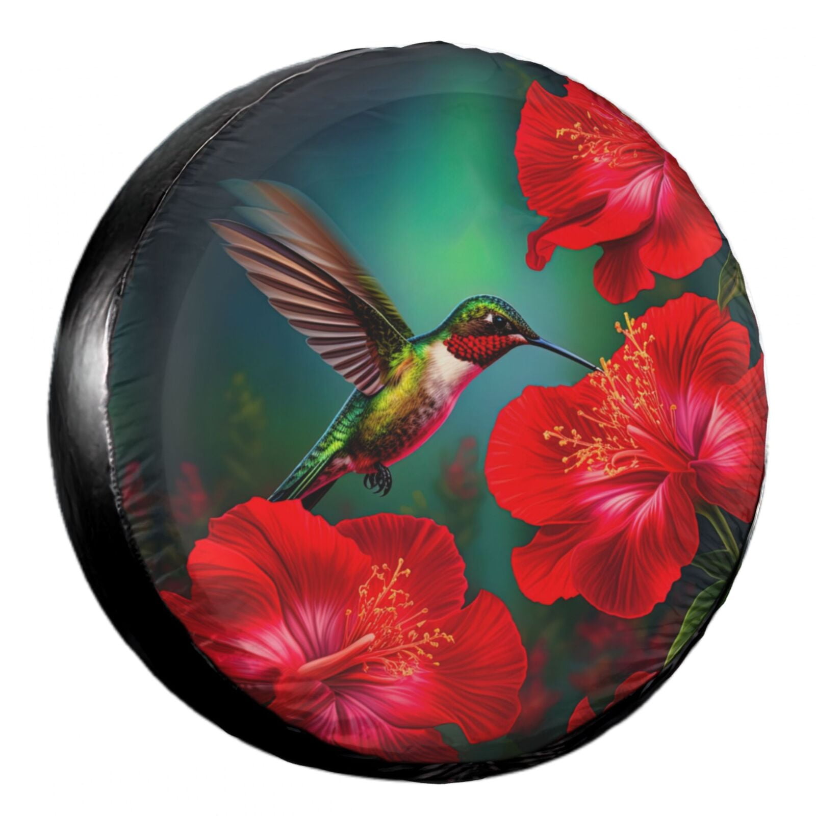 KAKALAD Spring Bird Hummingbird And Flowers 03 Spare Tire Cover ...