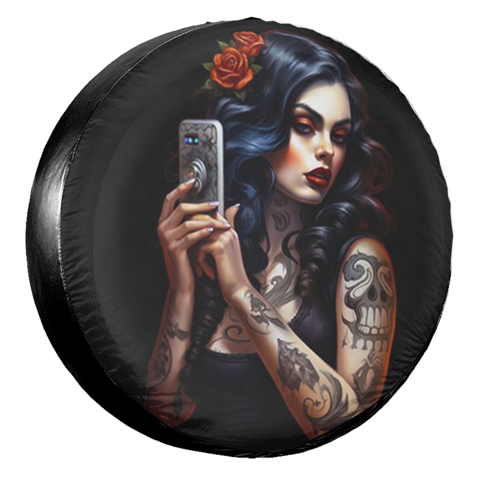 KAKALAD Sugar Skull Girl 04 Spare Tire Cover Universal Car Vehicle ...