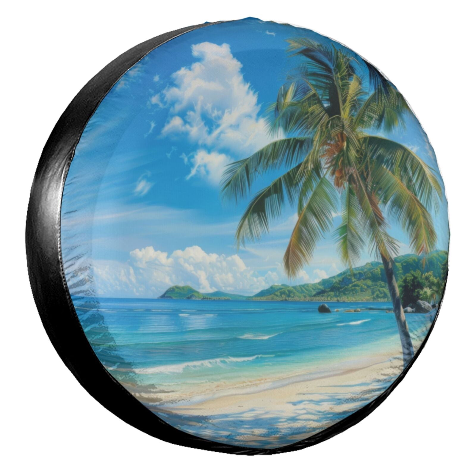 KAKALAD Tropical Beach Ocean Sea Palm Tree 03 Universal Spare Tire ...