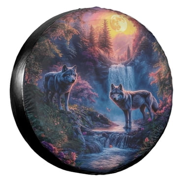 KAKALAD Silhouette horse's head Spare Tire Cover Universal Vehicle ...