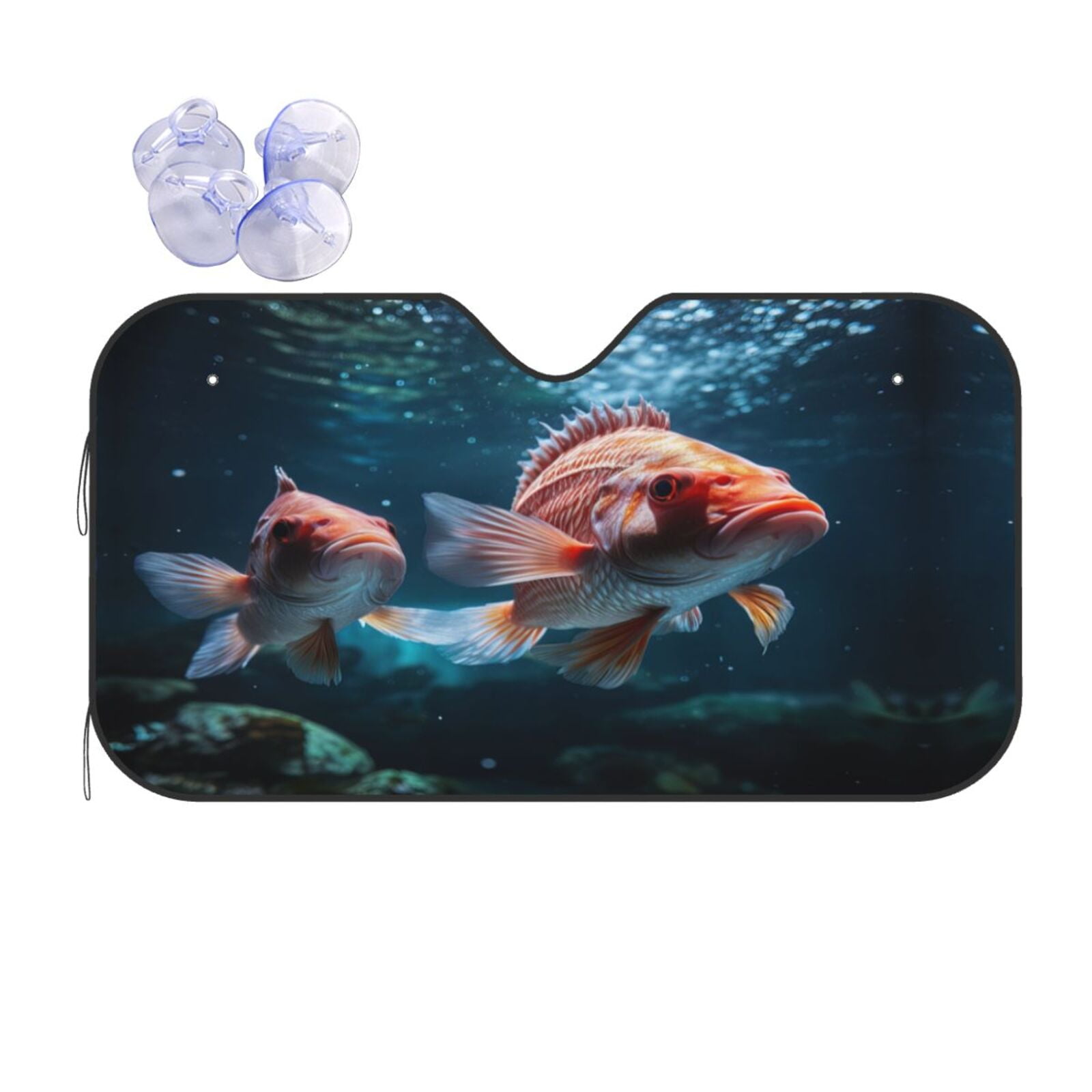 KAKALAD Underwater Ocean Sea Wildlife Fish 03 Universal Windshield Car ...