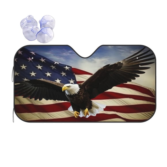 American Flag Sun Shade