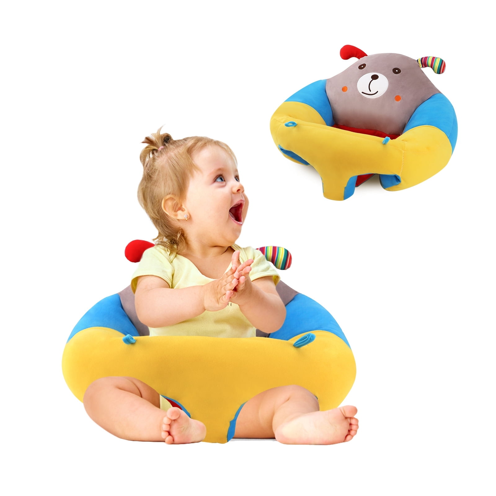 KAKIBLIN Baby Support Sofa, Sitting Chair Safe Sit Up Back Head Protect ...