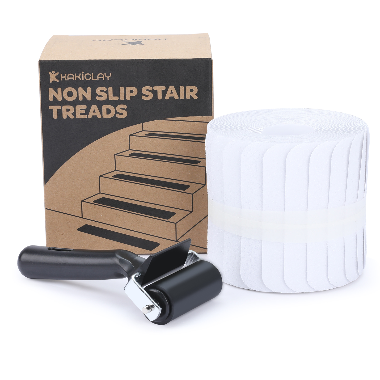 TREADSAFE Pre-Cut Anti Slip Grip Tape Strips 6"x24" Pre Cut Strips (10 ...