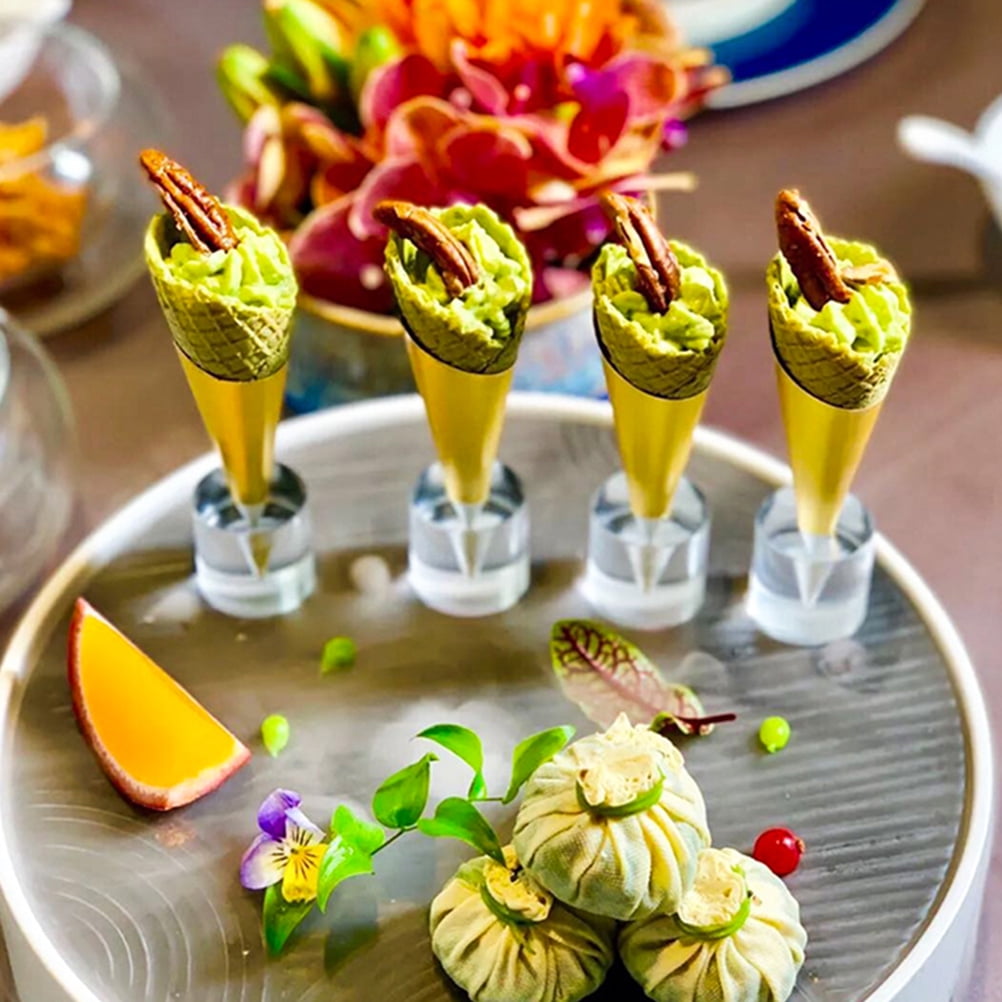 KAKOWELY 1 Piece Acrylic Ice Cream Cone Bracket for Business Owners and ...