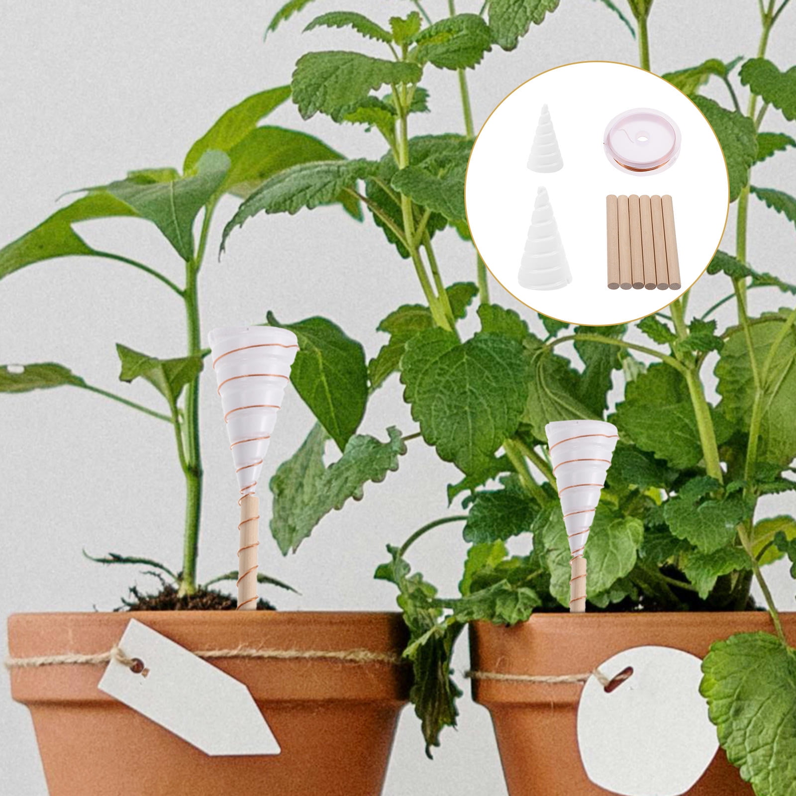 KAKOWELY 1 Set Gardening Antenna Tool Copper Wire for Plants Support ...