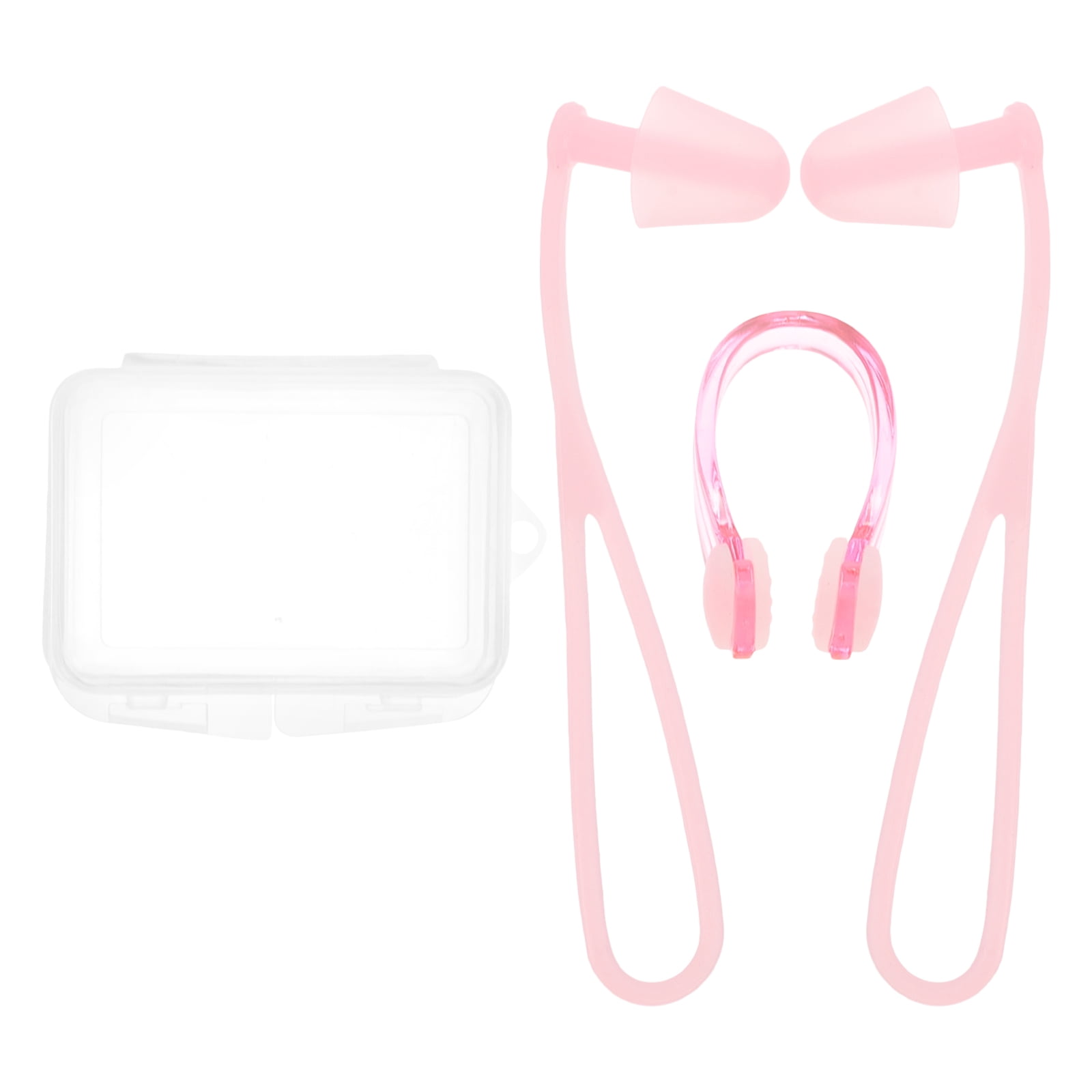 KAKOWELY 1 Set Plastic Swimming Ear Plugs and Nose Clips for Adults ...