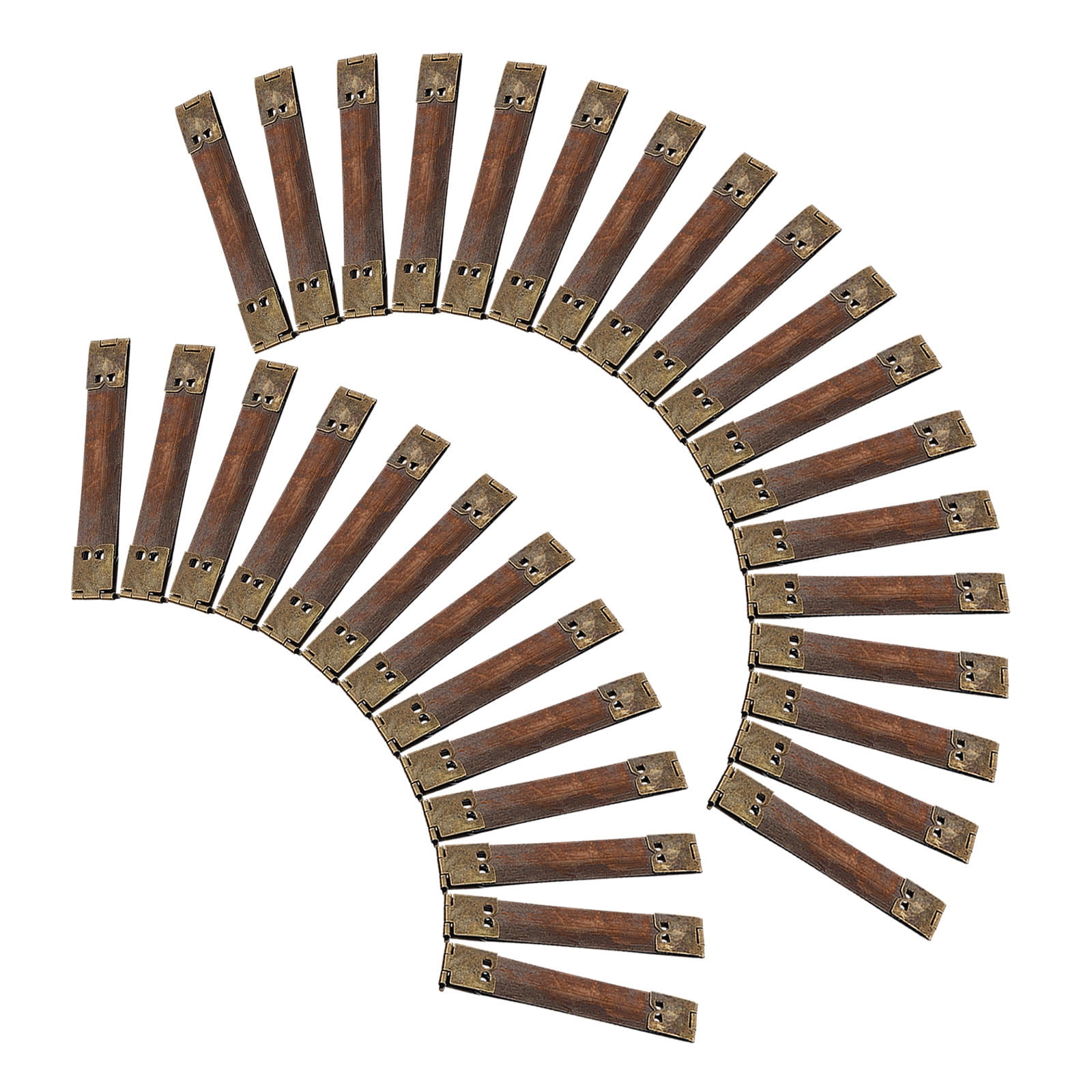 KAKOWELY 100Pcs Dark Green Iron Internal Flex Frames for Purse Frame ...