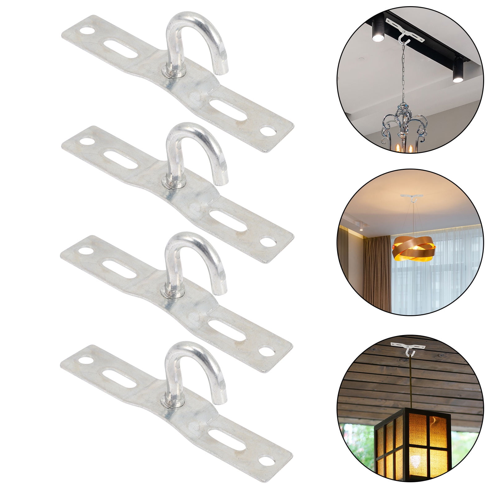 KAKOWELY 10Pack Metal Ceiling Plate Light Fixture Mounting Bracket for ...