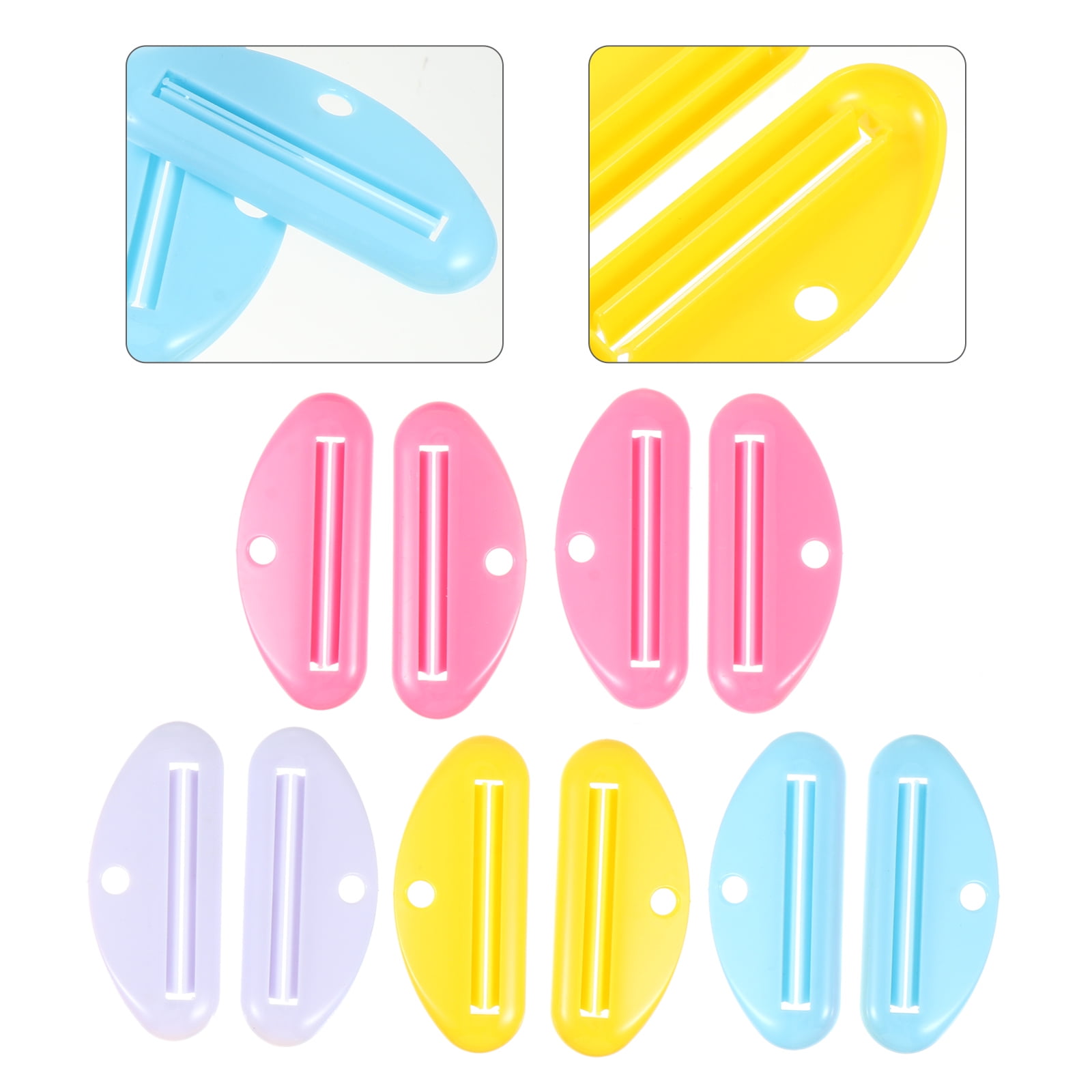 KAKOWELY 10Pcs Abs Toothpaste Squeezer for Squeezing and Saving Paste ...