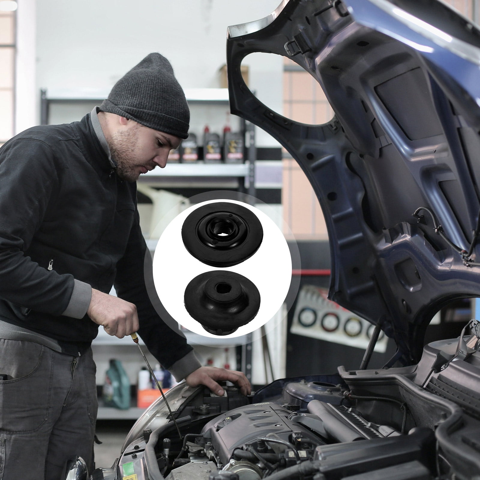 KAKOWELY 10Pcs Radiator Bushing Pad Rubber Radiator Mount Bushing ...