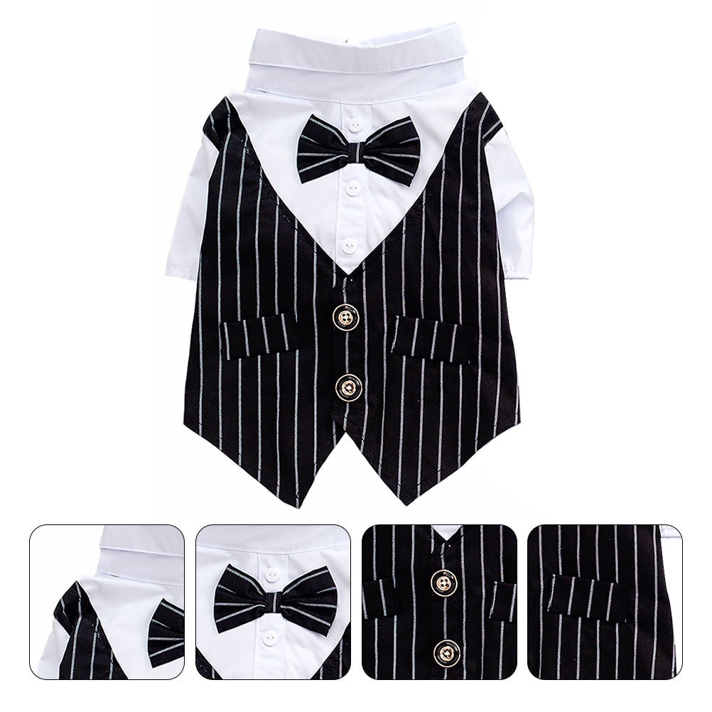 KAKOWELY 1Pack Black Pet Suit for Wedding Party Tuxedo - Walmart.com