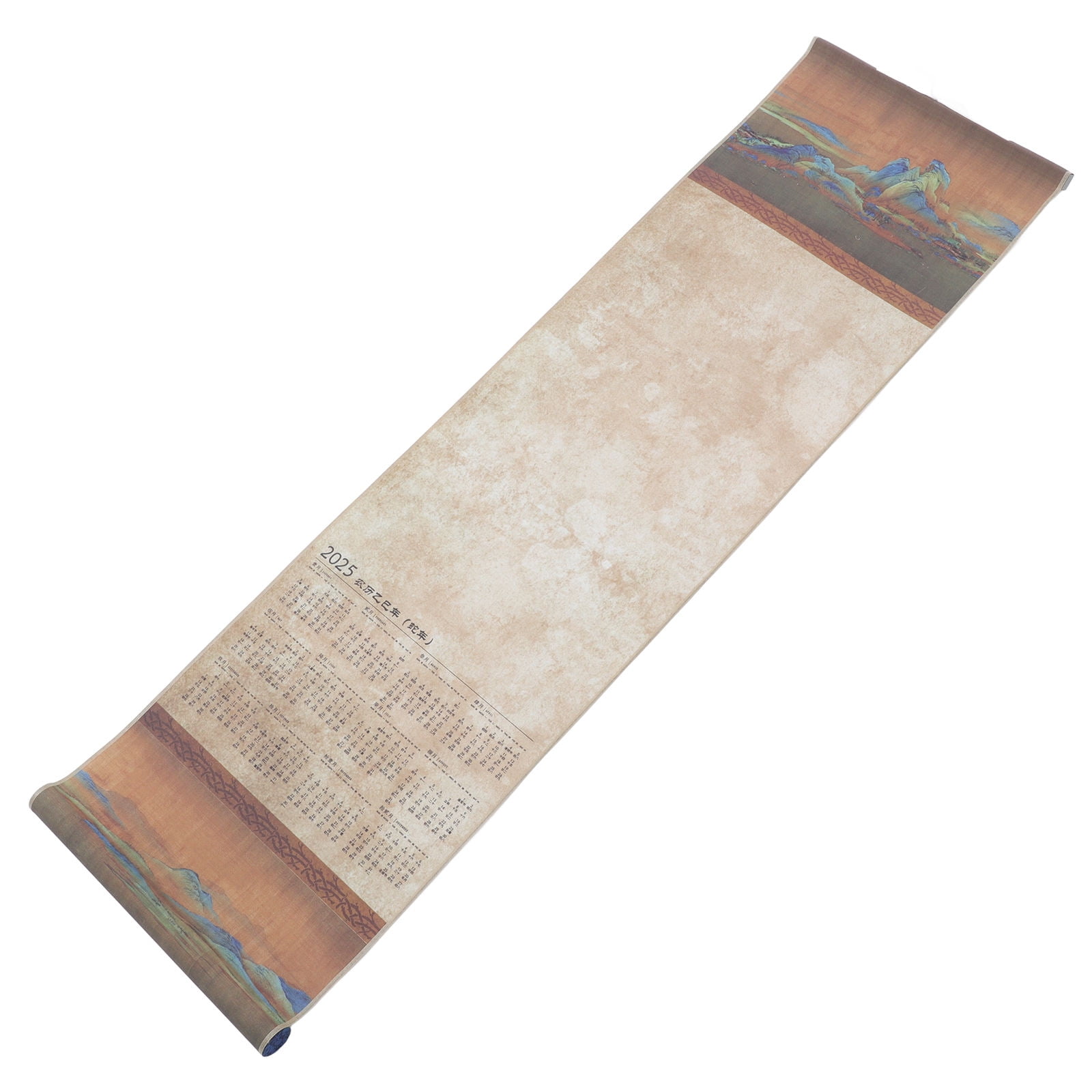 KAKOWELY 1Pack Calendar Planner Blank Scroll For Hotel 95Cm X 27Cm ...
