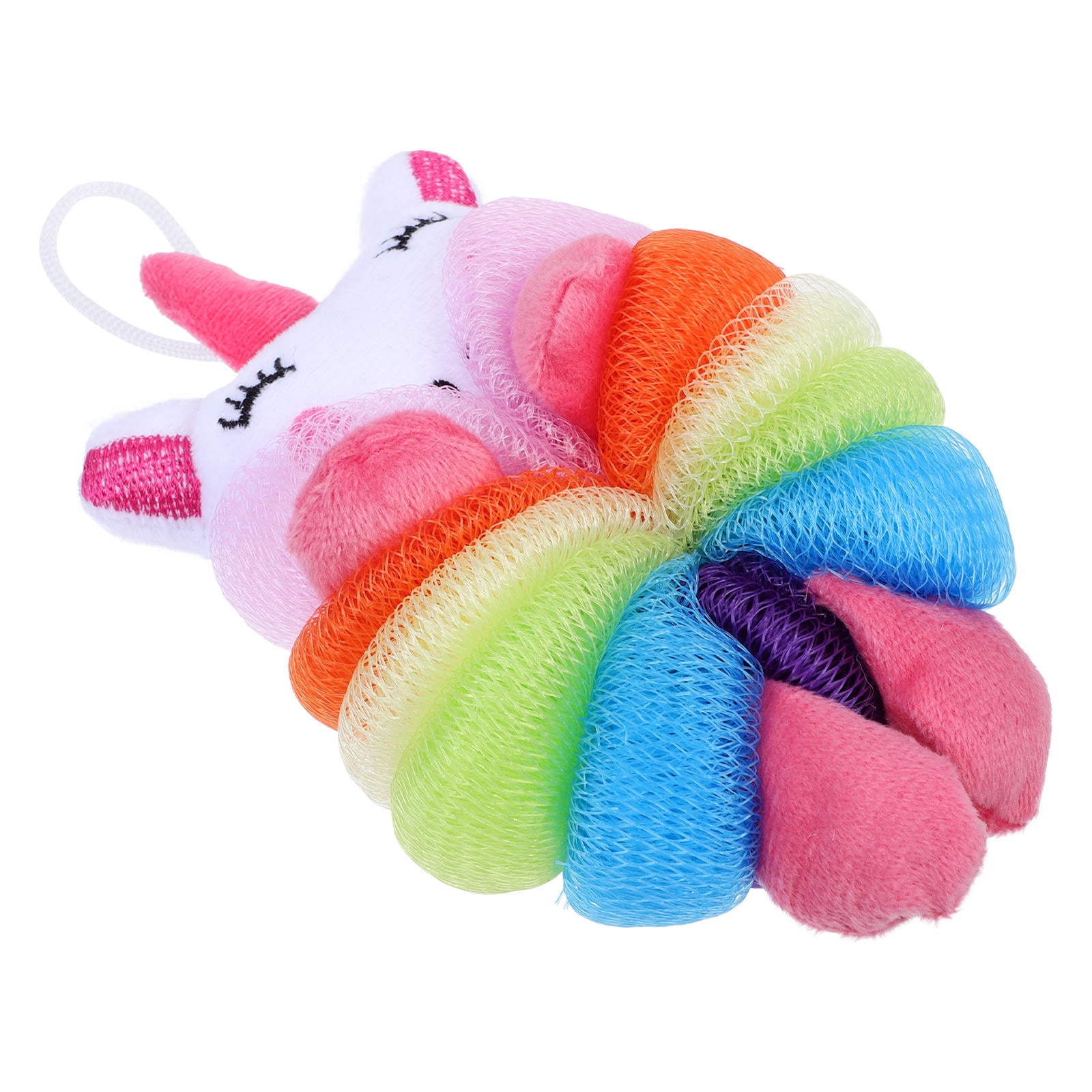 KAKOWELY 1Pack Lovely Bath Scrubbers Pink Unicorn Shape for Kids Bath ...