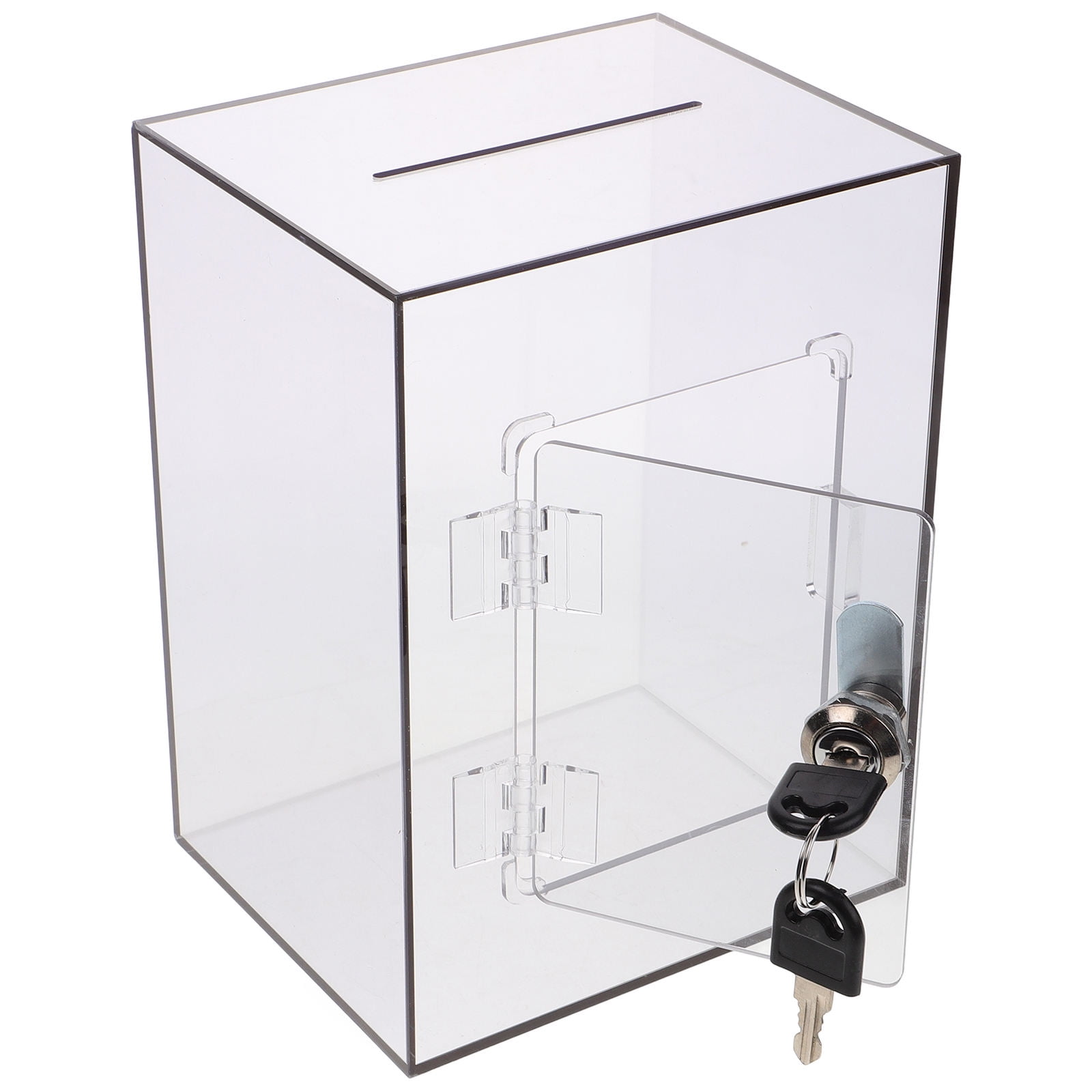 KAKOWELY 1Pack Rectangular Acrylic Suggestion Box for General Users in ...