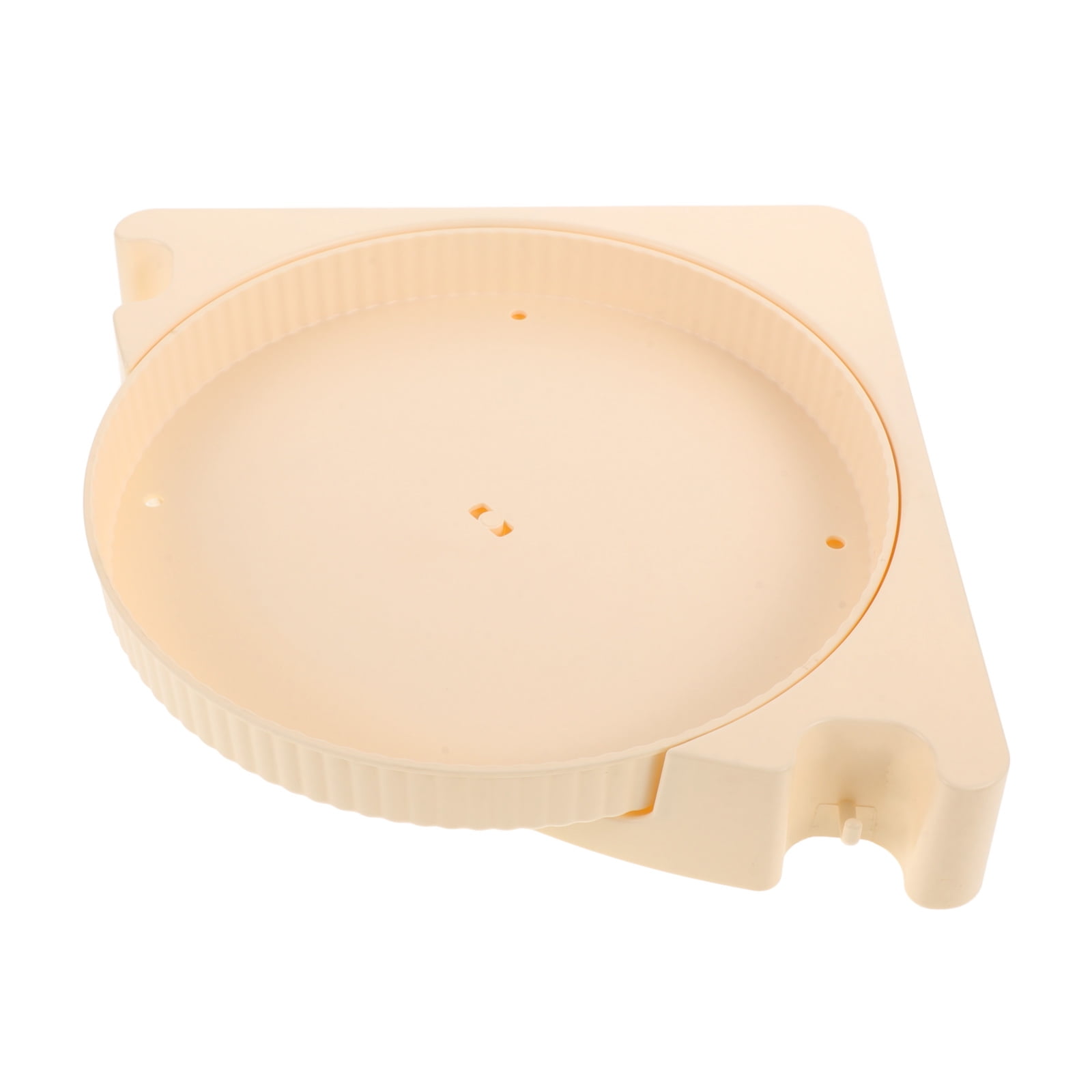 KAKOWELY 1Pack Rotating Corner Shelf Plastic Bathroom Floating Shelves ...