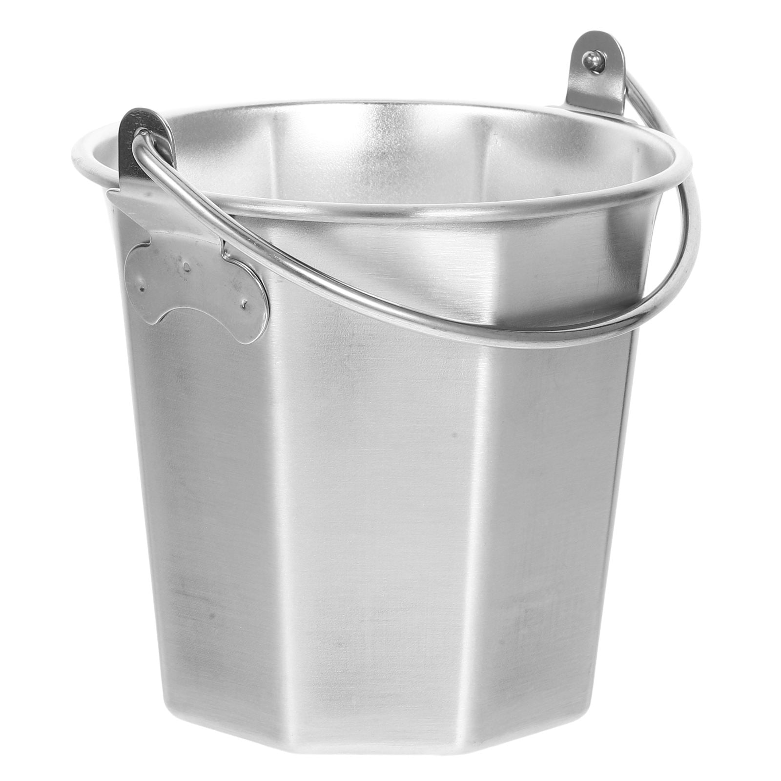 KAKOWELY 1Pack Stainless Steel Bucket for Bar and Nightclub Silver ...
